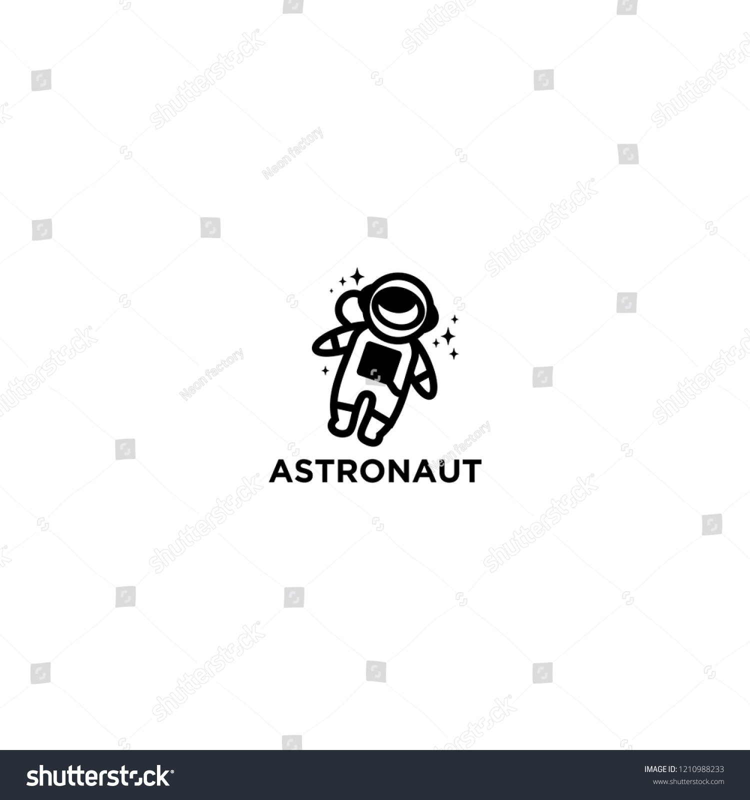 Astronaut Logo Icon Designs Vector: Vector có sẵn (miễn phí bản quyền ...