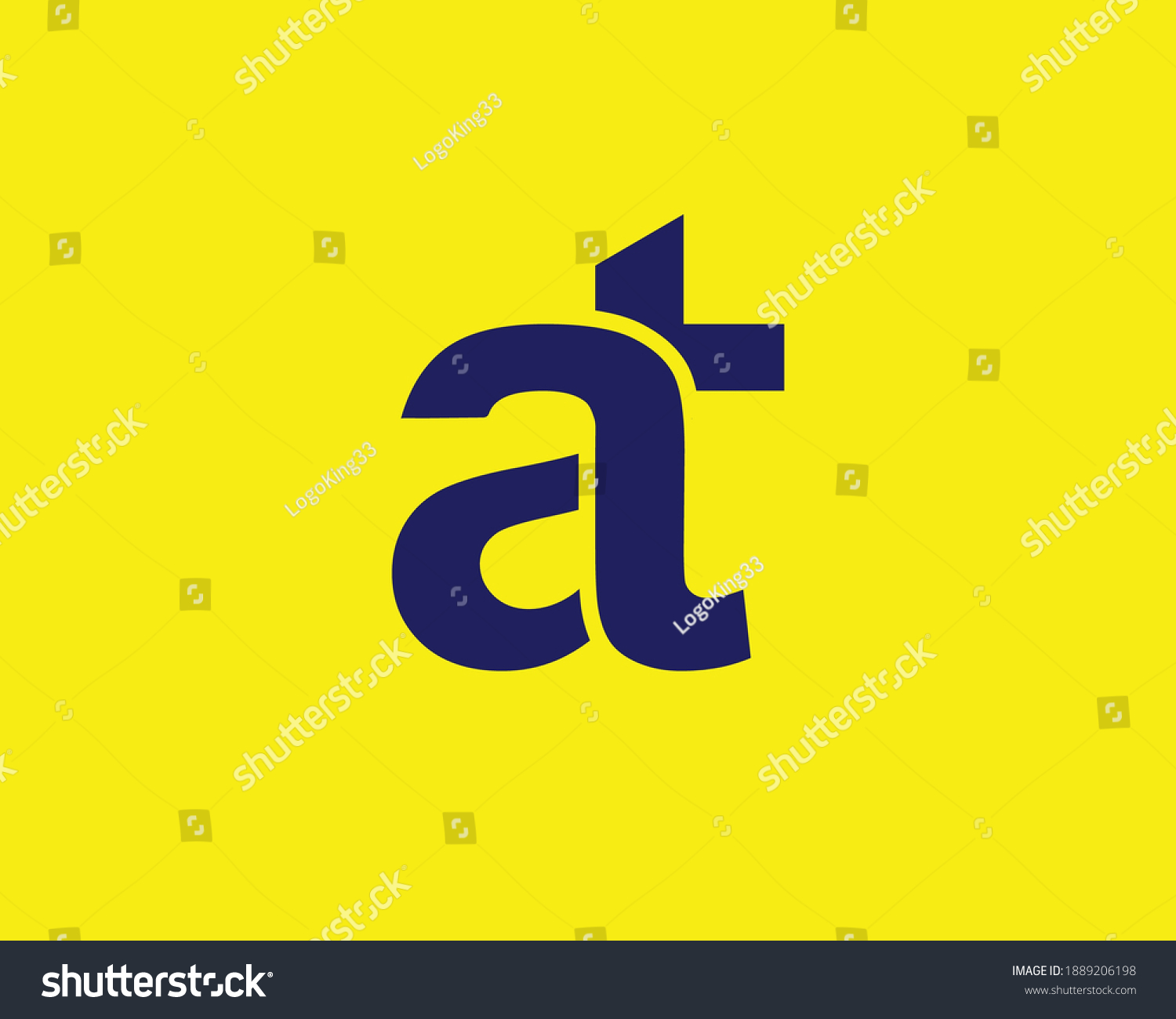 Ta Letter Logo Design Vector Template Stock Vector (Royalty Free ...