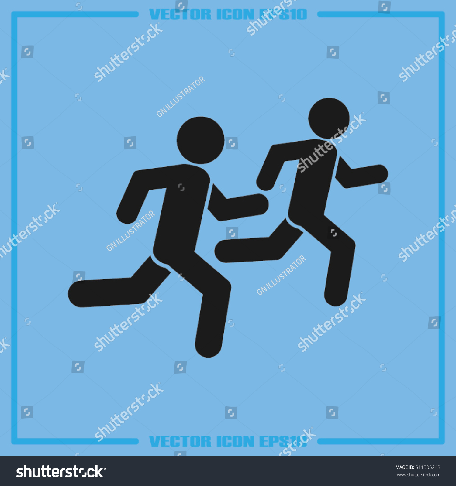 Athletes Icon Vector Illustration Eps 10 Stock Vector 511505248 ...