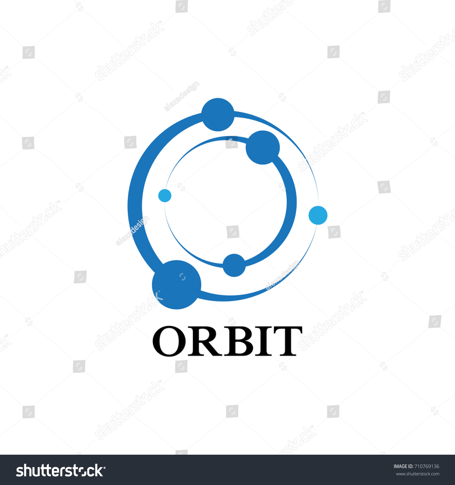Atom Structure Logo Vector Icon Illustration Stock Vector (Royalty Free ...