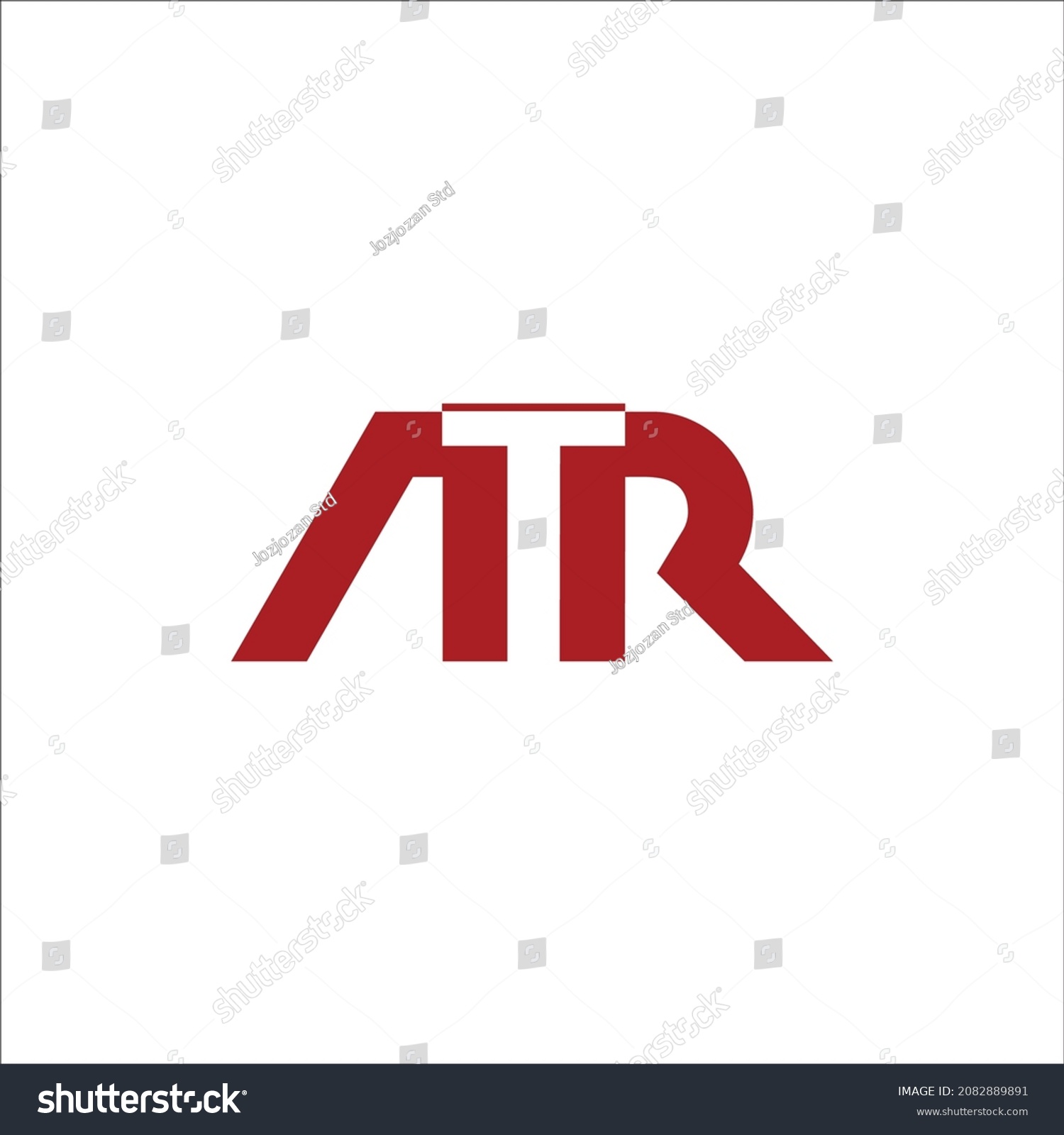 Atr Initial Logo Vector Image Stock Vector (Royalty Free) 2082889891 ...