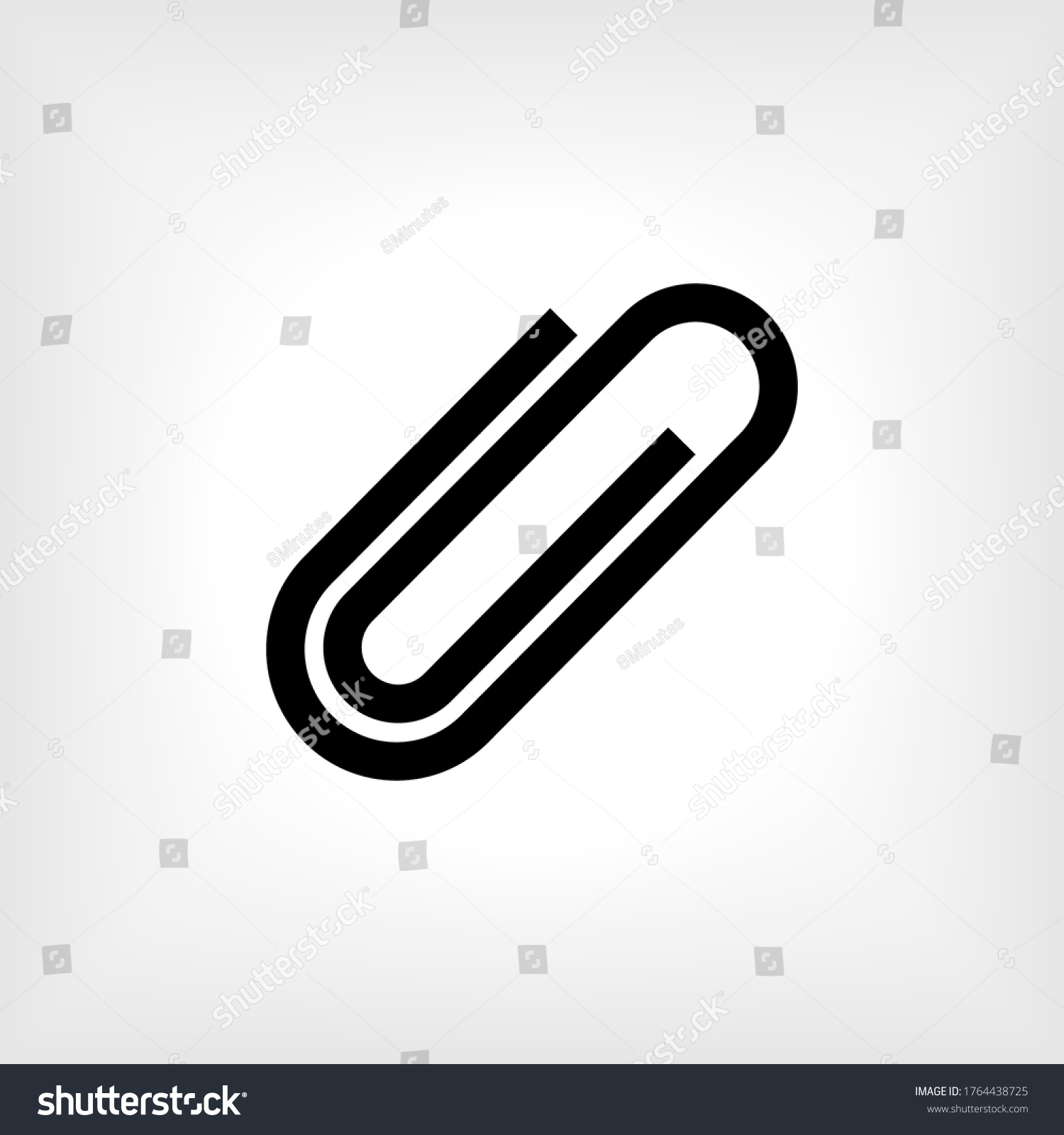 Attachment Icon Symbol Attach Vector Stock Vector (Royalty Free ...