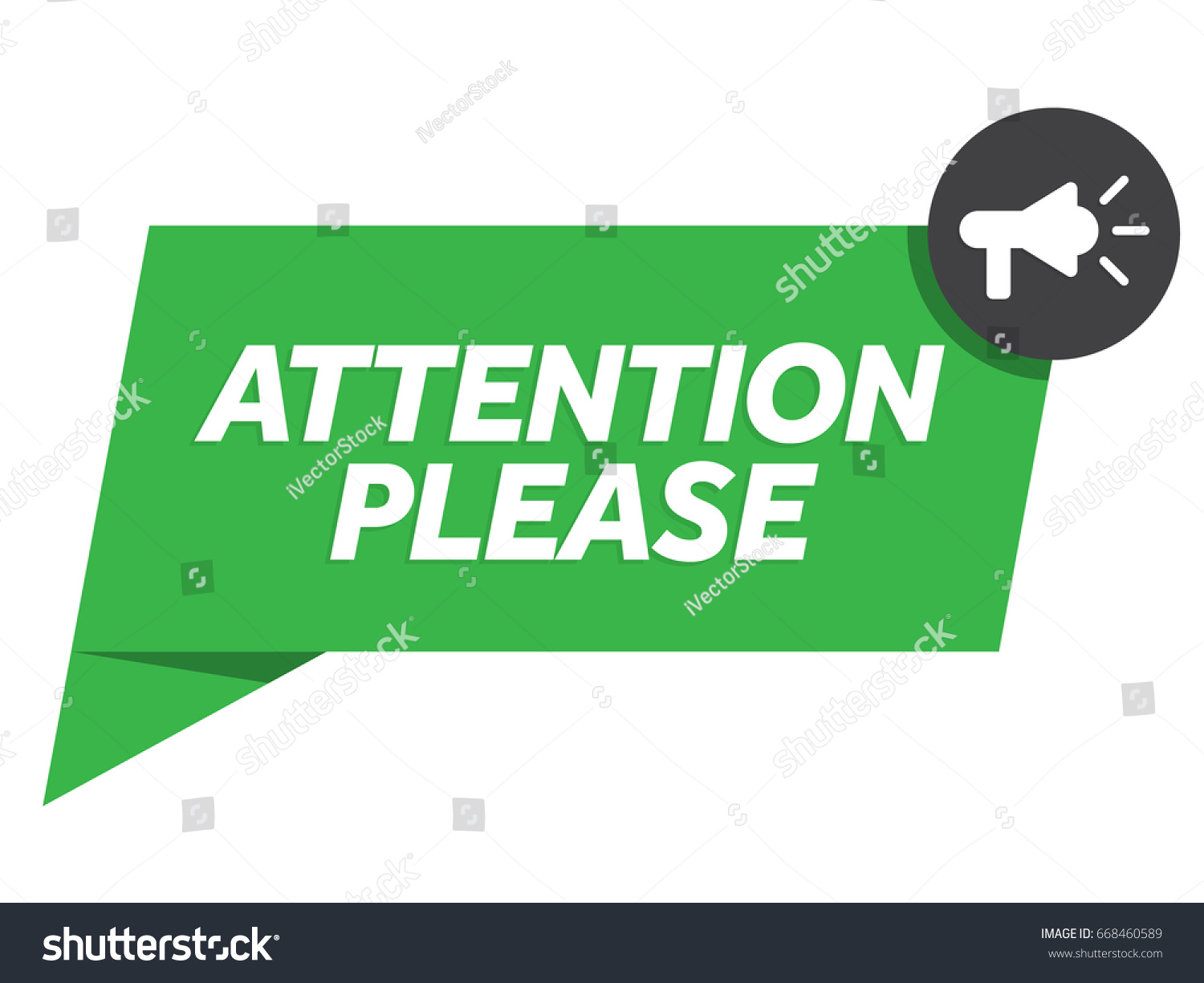 Attention Please Badge Vector Stock Vector (Royalty Free) 668460589 Attention Please Badge Vector Stock Vector (Royalty Free) 668460589