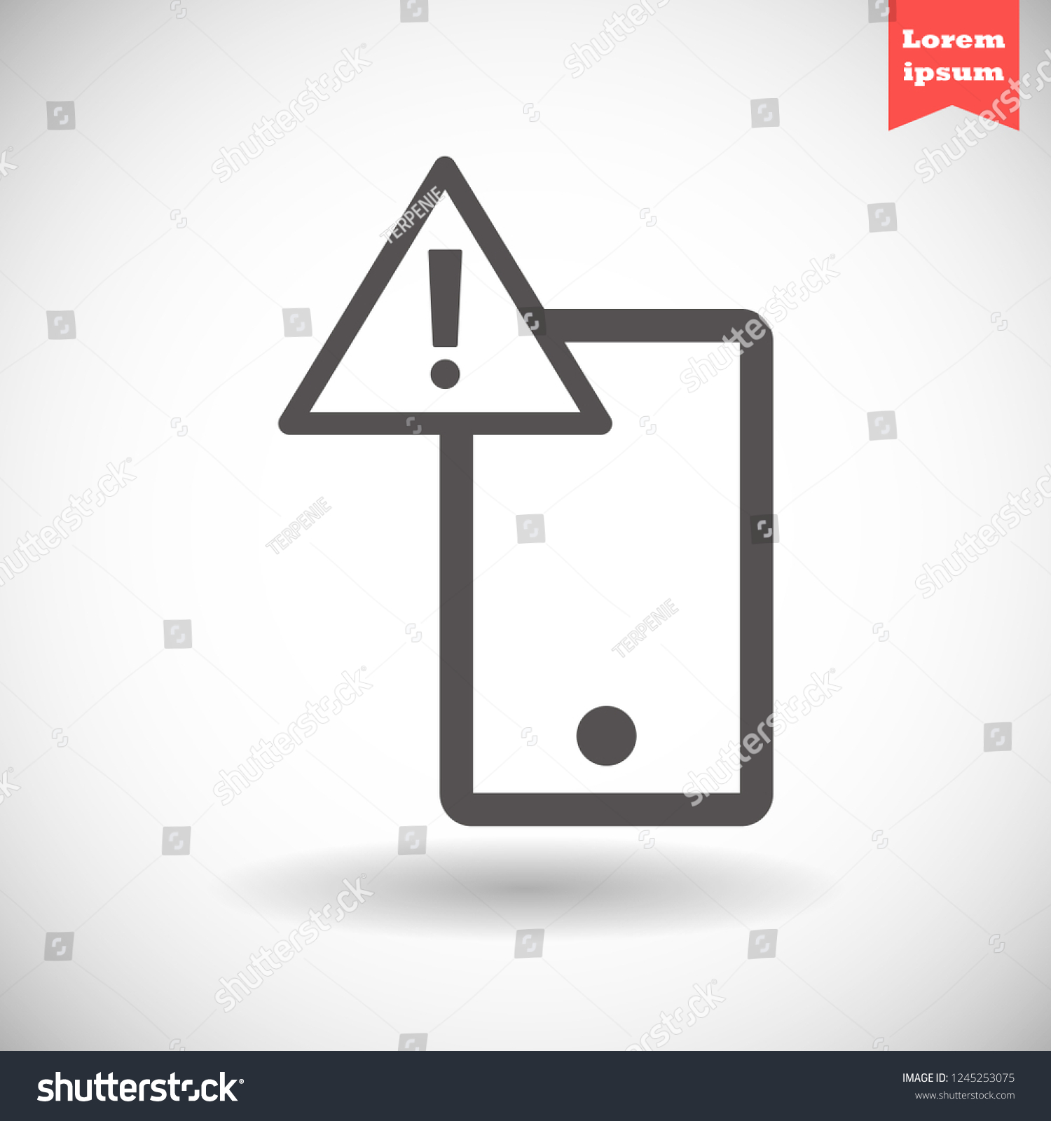 Attention Sign Vector Icon 10 Eps Stock Vector (Royalty Free ...