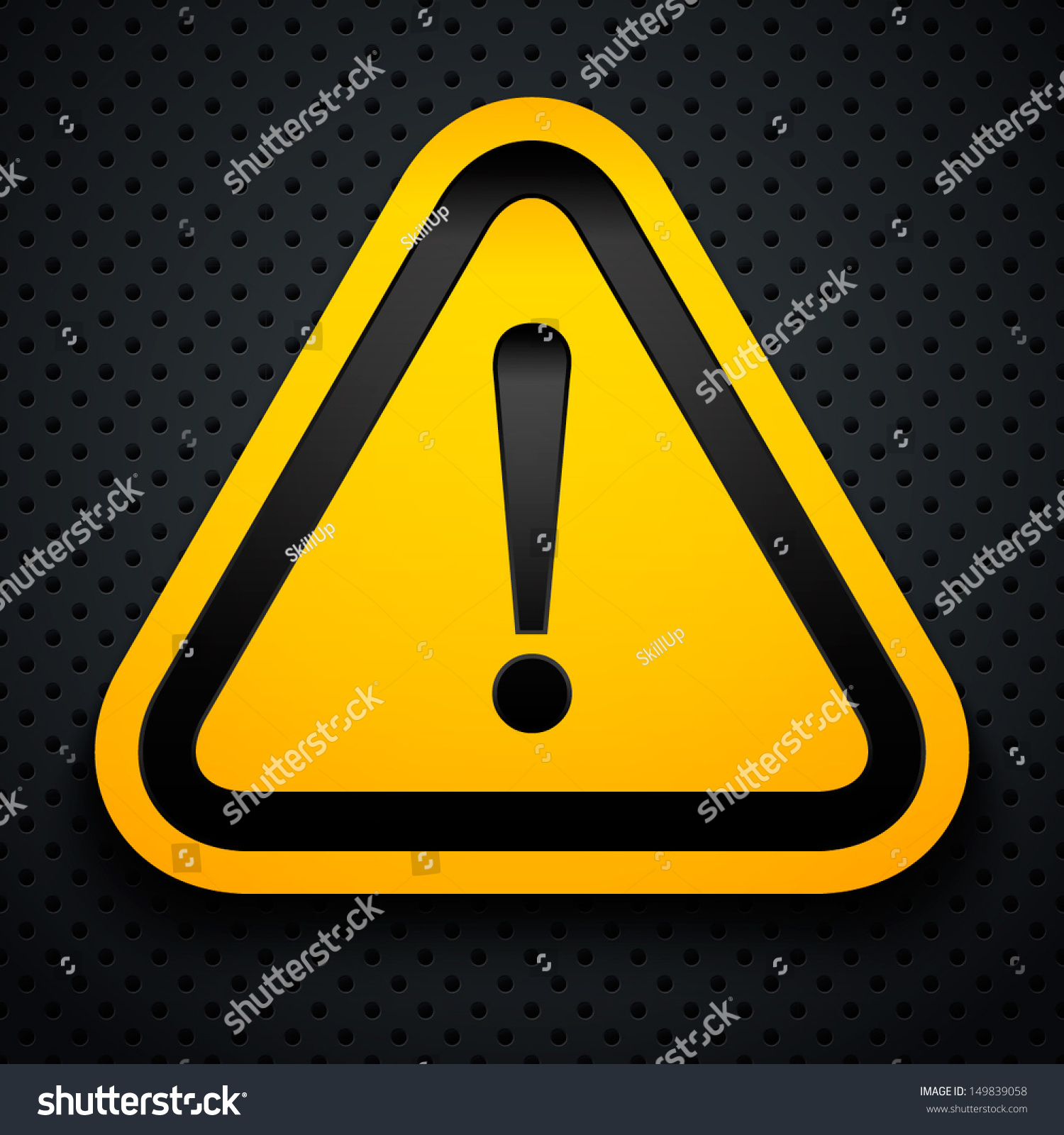 Attention Sign Vector Illustration Stock Vector (Royalty Free ...
