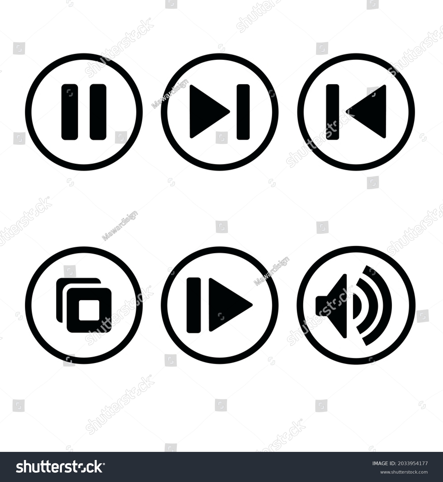 Audio Illustration Icon Black Flatvector Image Stock Vector (Royalty ...