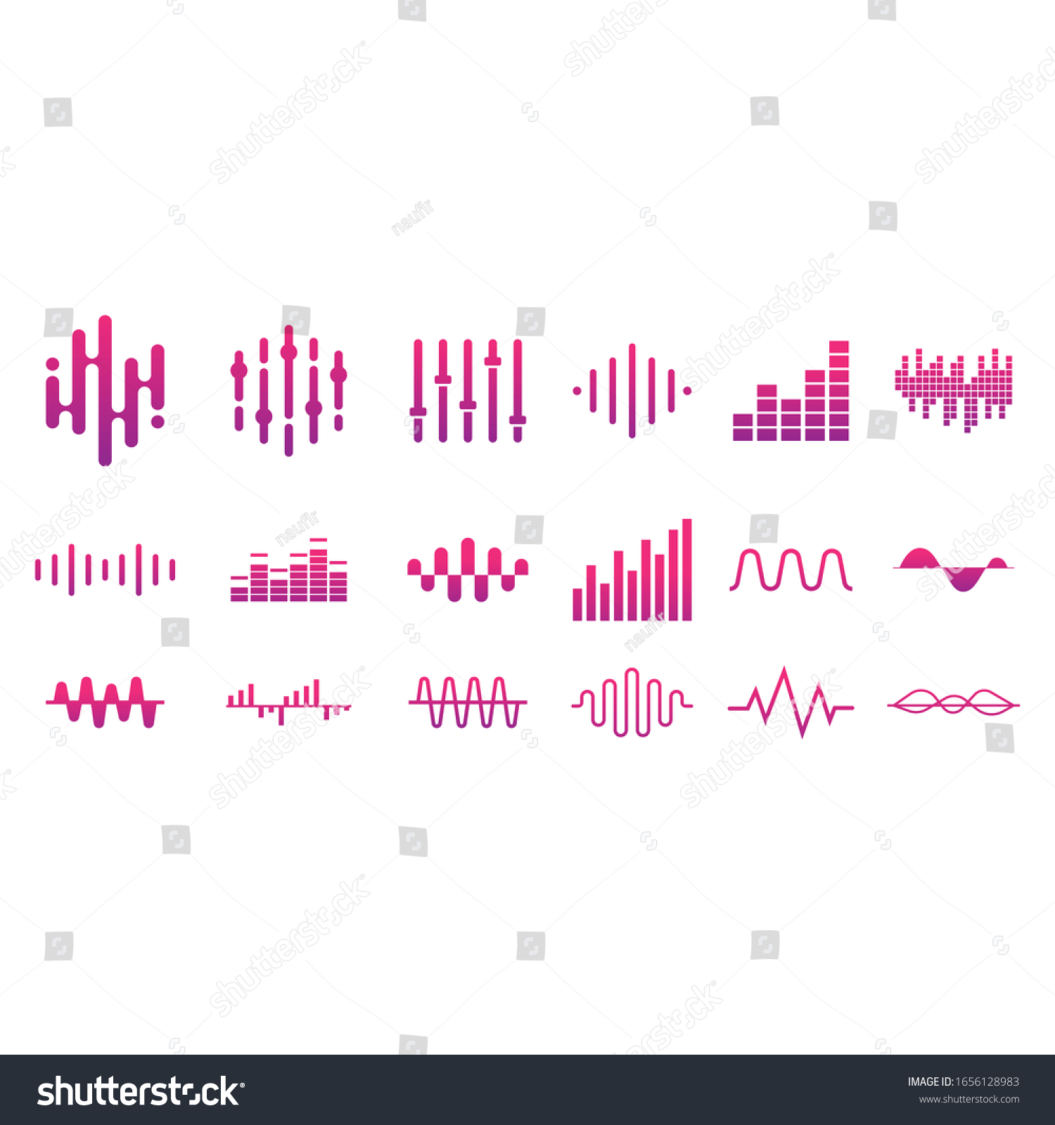 Audio Logo Icon Vector Illustration Stock Vector (Royalty Free) 1656128983