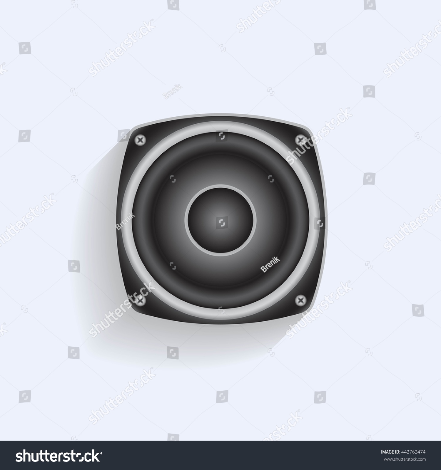 Audio Speaker Stock Vector (Royalty Free) 442762474 | Shutterstock