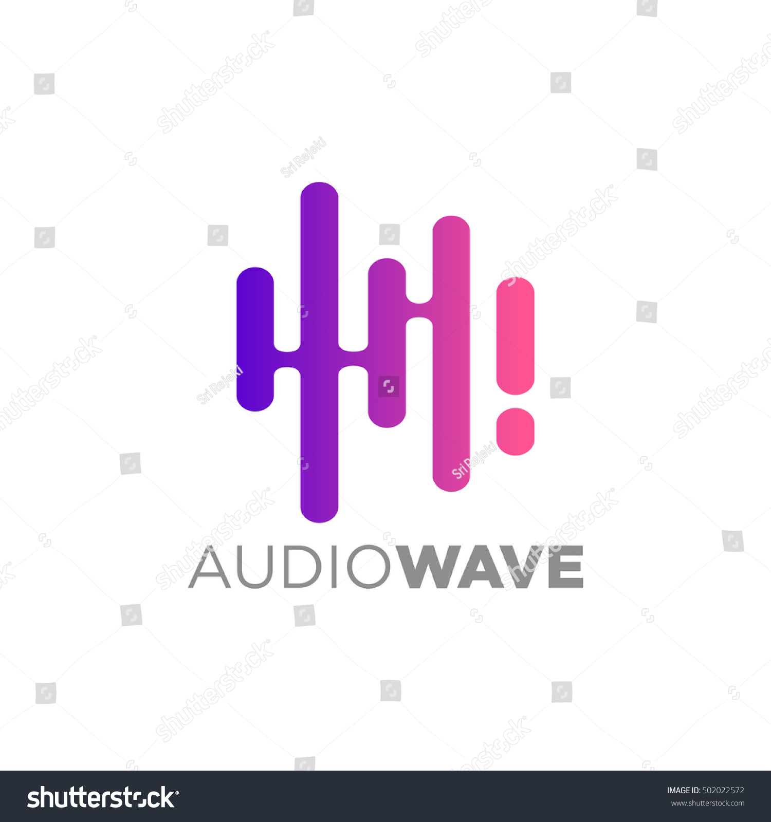 Audio Wave Logo Concept Multimedia Technology Stock Vector (Royalty ...