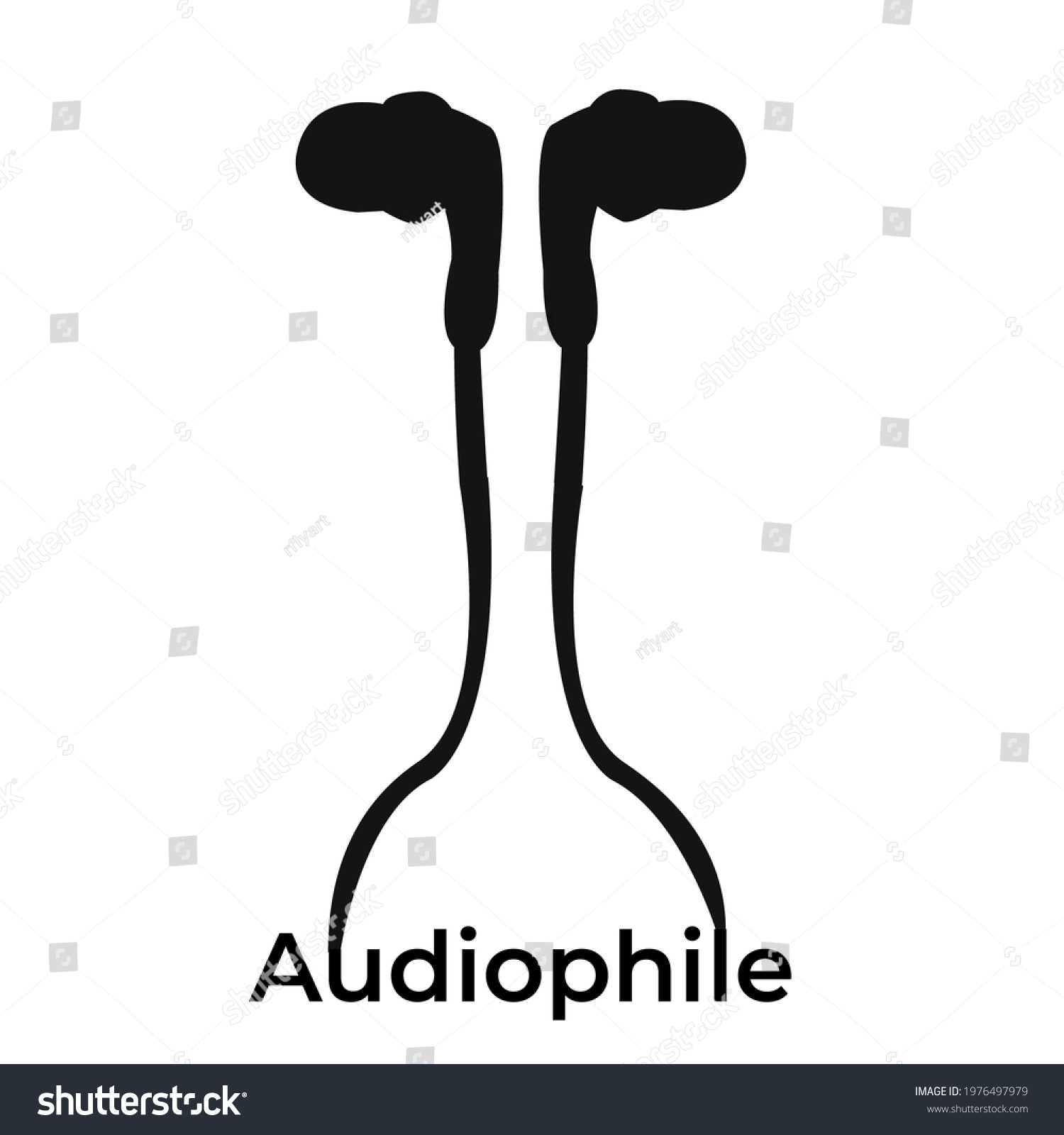 Audiophile Logo Concept Two Headset Stock Vector (Royalty Free ...