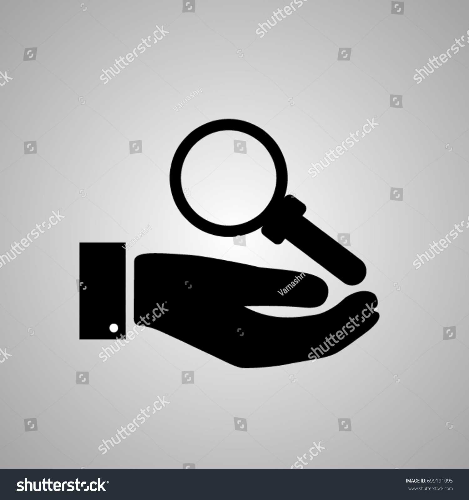 Audit Service Icon Stock Vector (Royalty Free) 699191095