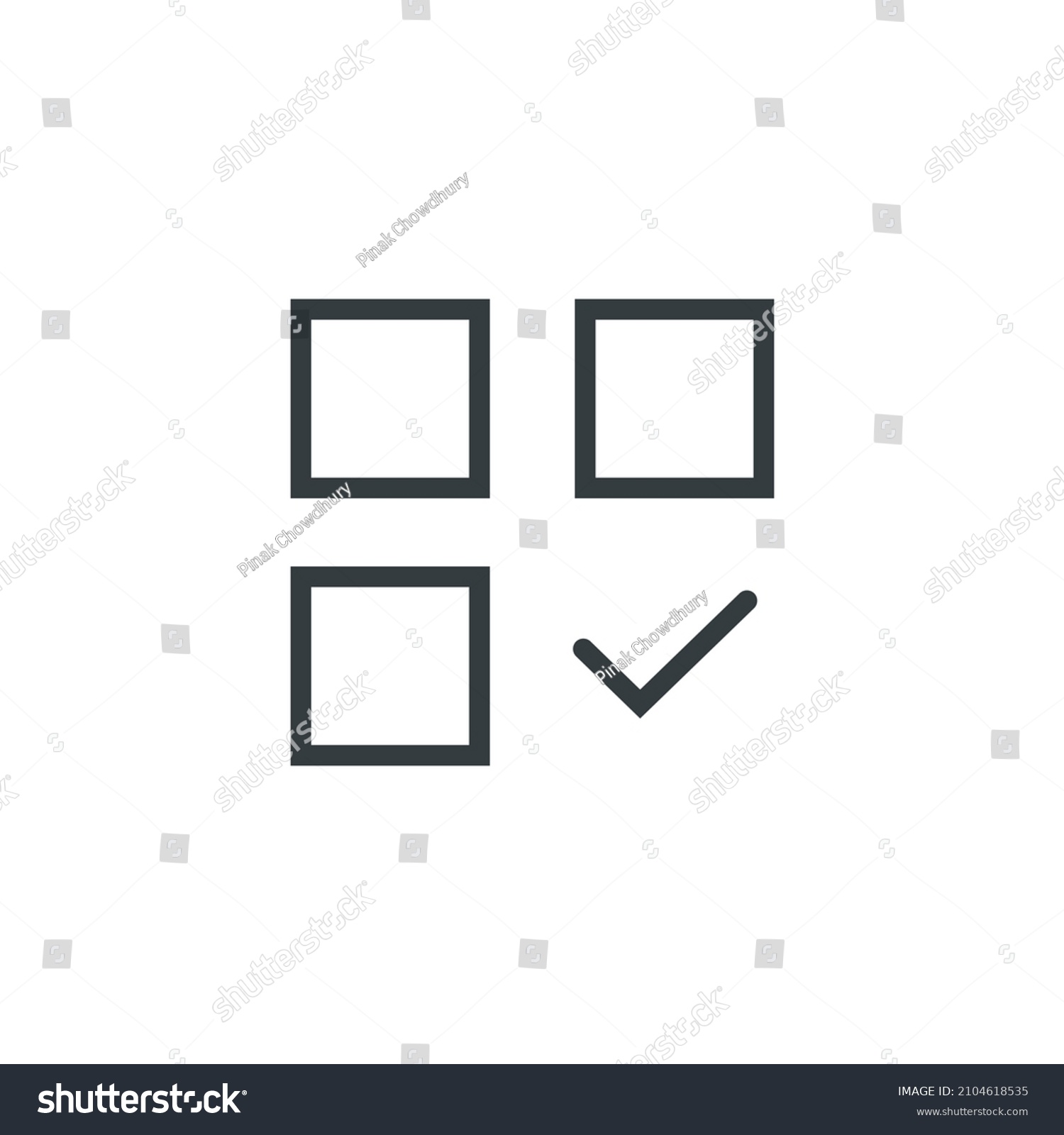 Audit Test Icon Vector Audit Test Stock Vector (Royalty Free) 2104618535