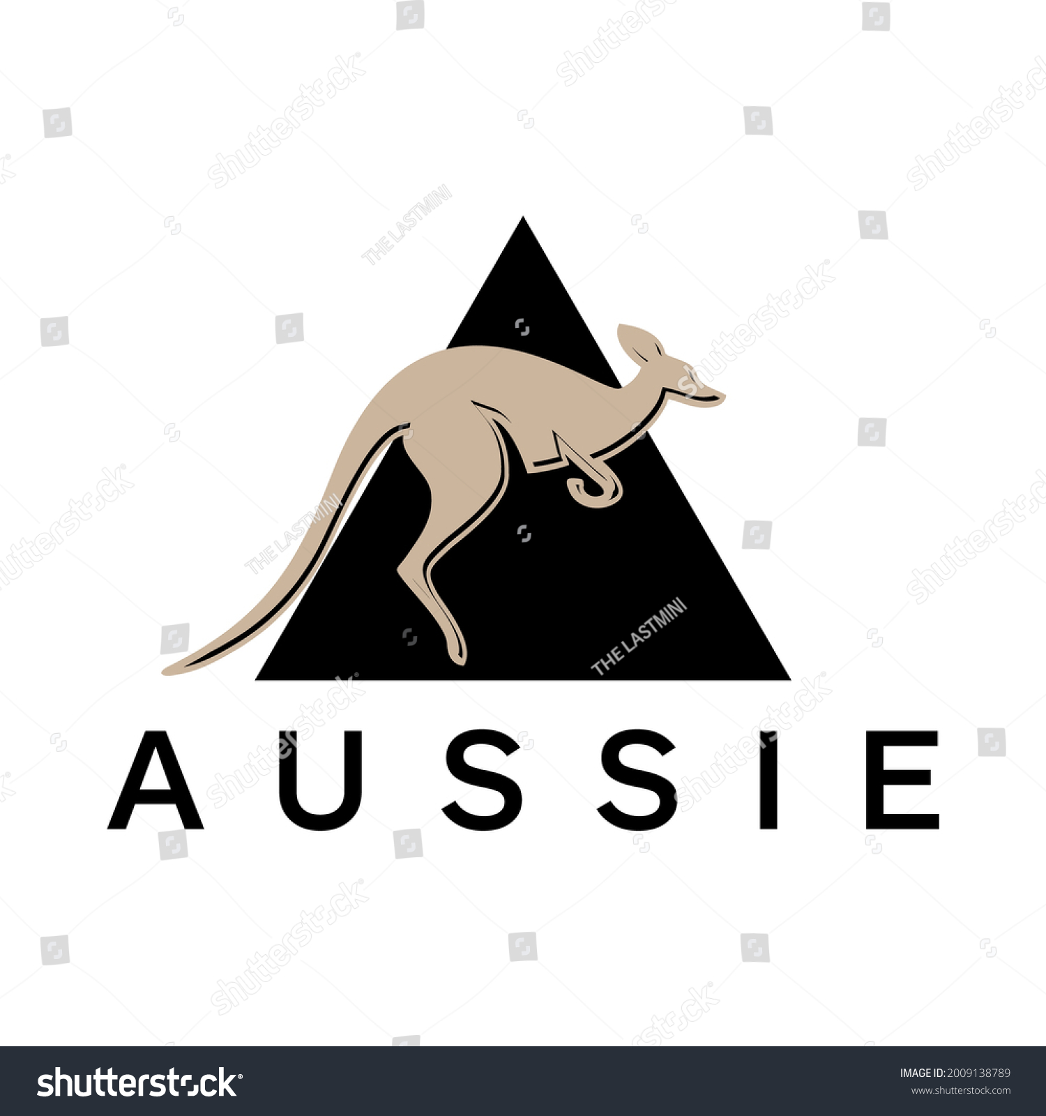 Aussie Logo Brand Design Vector Stock Vector (Royalty Free) 2009138789