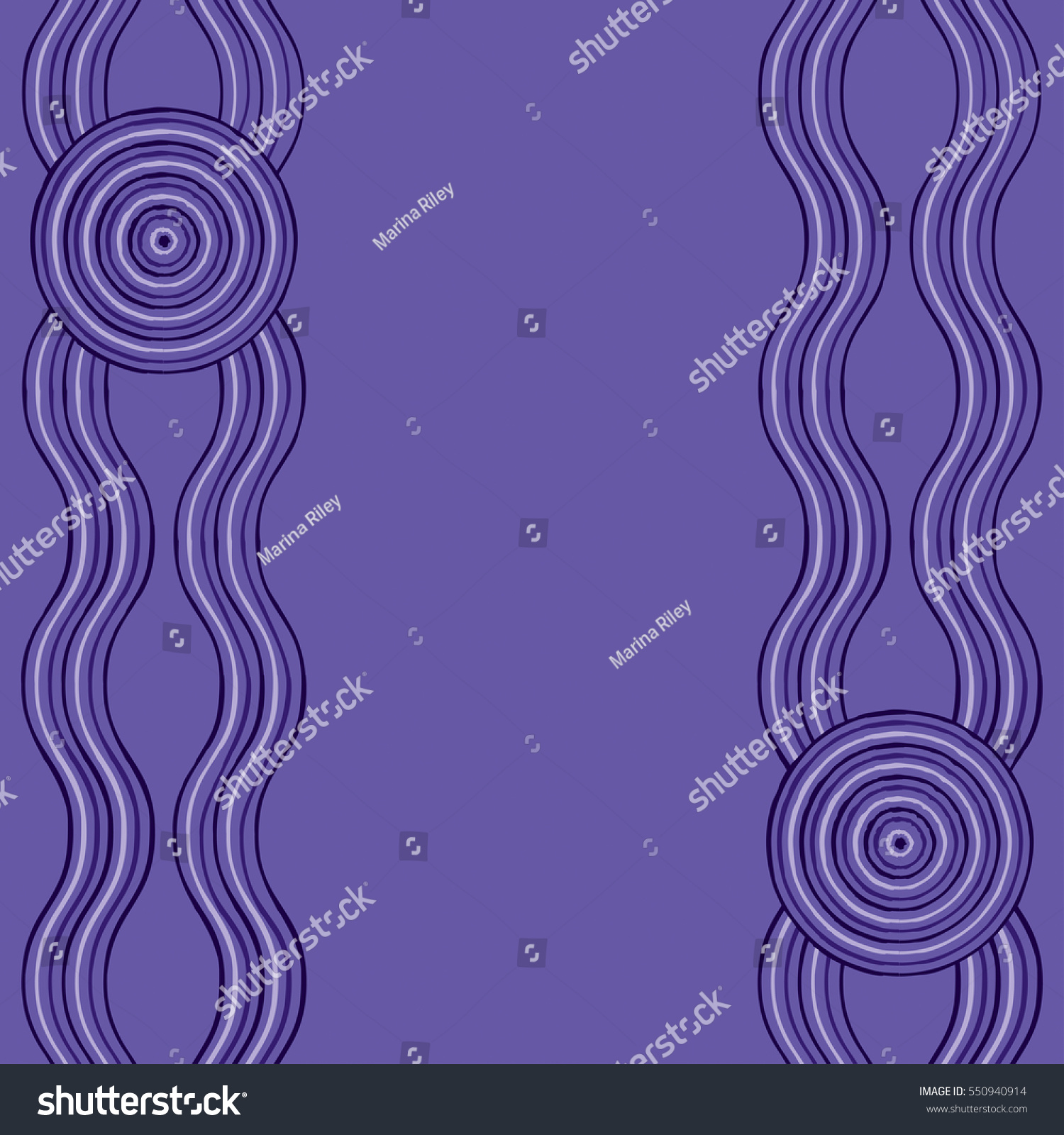 Australian Aboriginal art background in vector format. Stock Vector ...