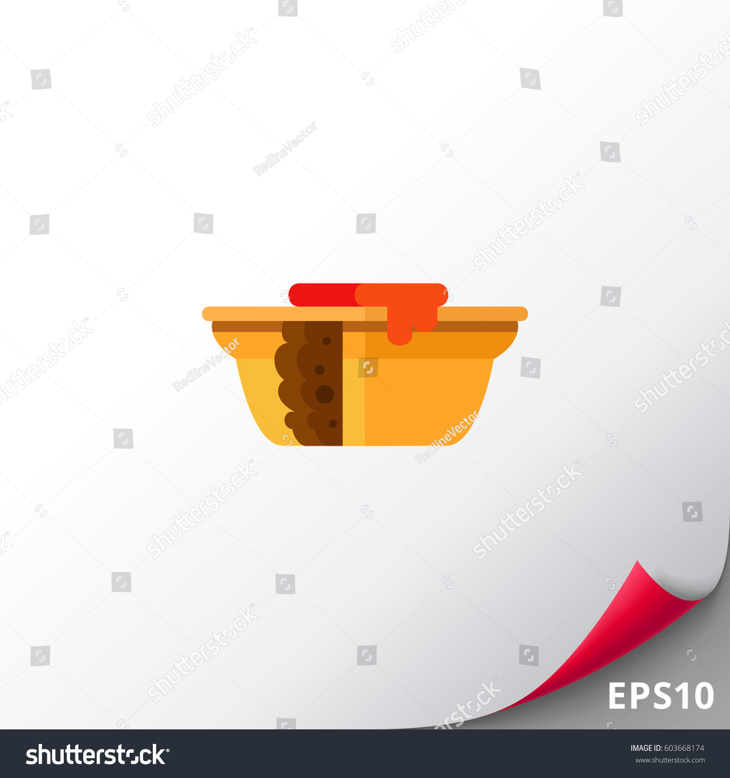 Australian Meat Pie Icon Stock Vector 603668174 - Shutterstock