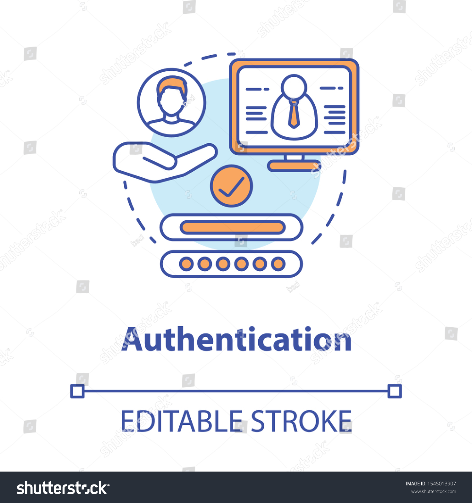 Authentication Concept Icon User Authorization Login Stock Vector ... Authentication Concept Icon User Authorization Login Stock Vector ...