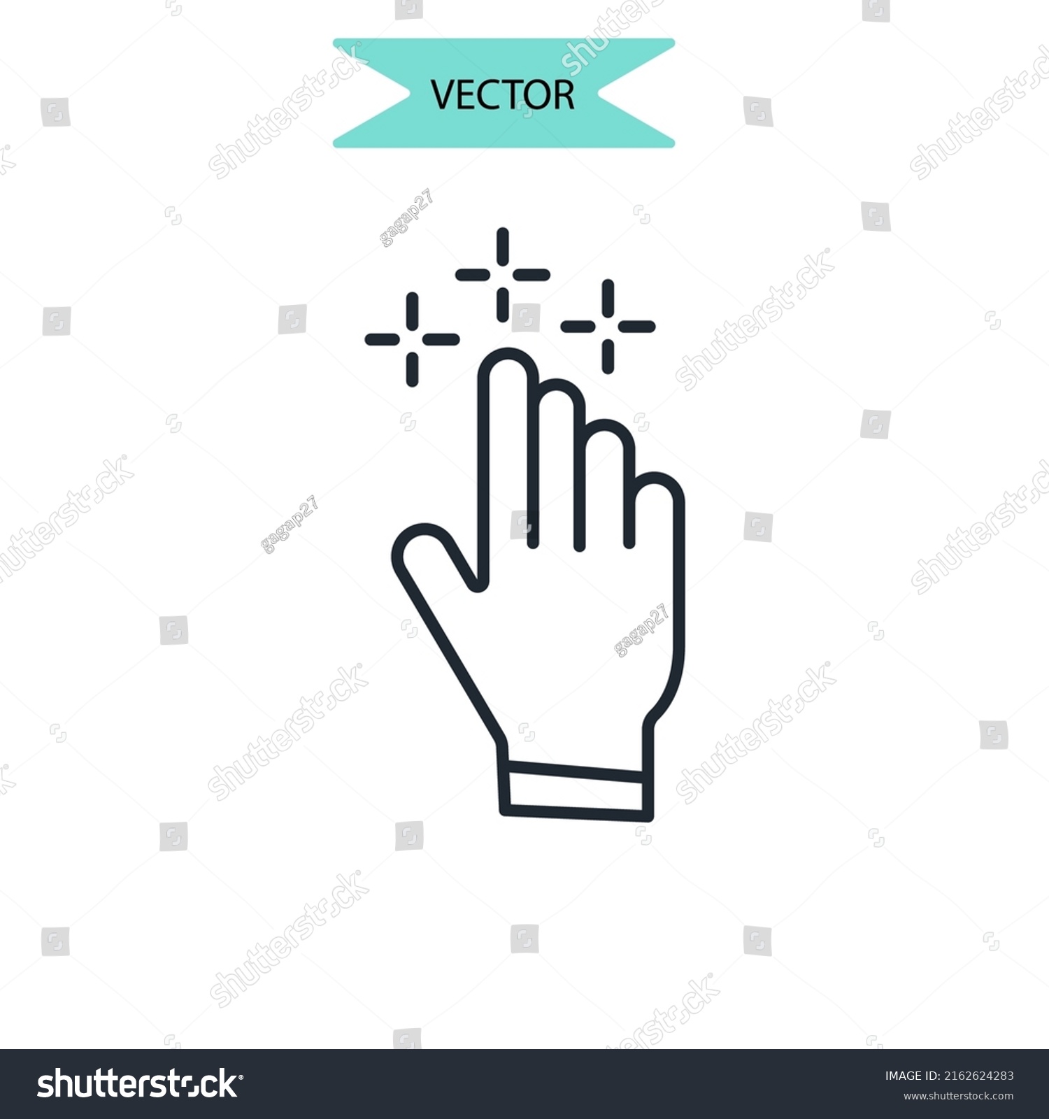 Authenticity Icons Symbol Vector Elements Infographic Stock Vector ...