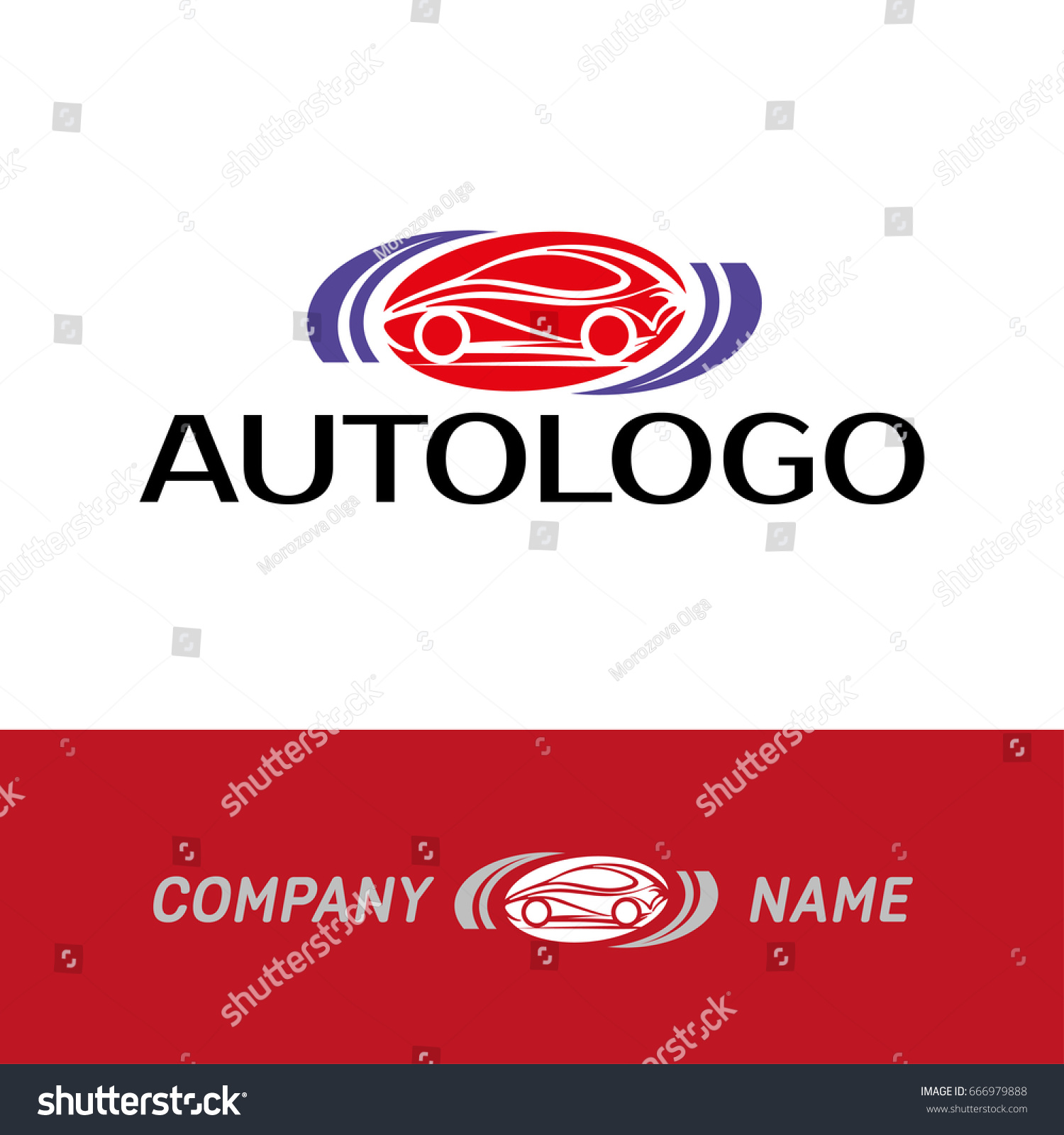 Auto Car Abstract Logo Eps8 Stock Vector (Royalty Free) 666979888 ...
