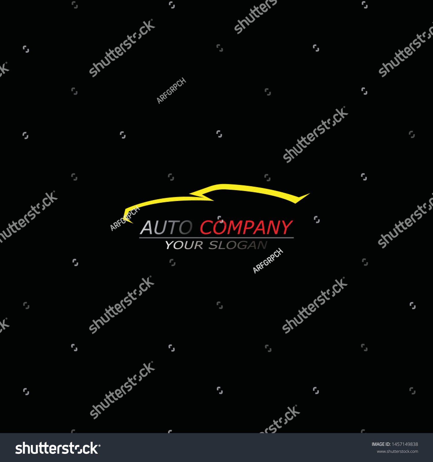 Auto Car Logo Template Vector Icon: vetor stock (livre de direitos ...