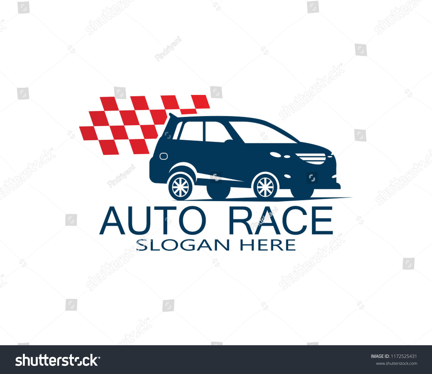 Auto Car Race Logo Vector Stock Vector (Royalty Free) 1172525431 ...
