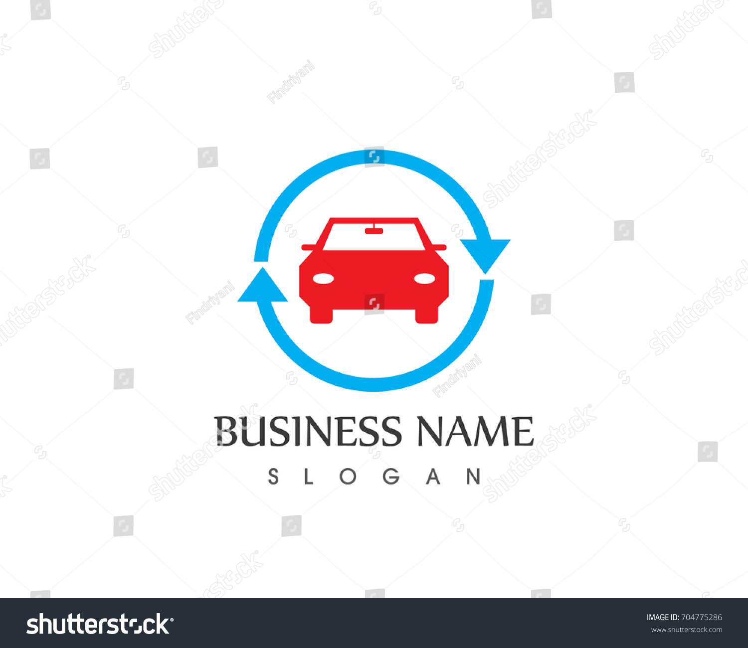 Auto Car Recycle Logo: vector de stock (libre de regalías) 704775286