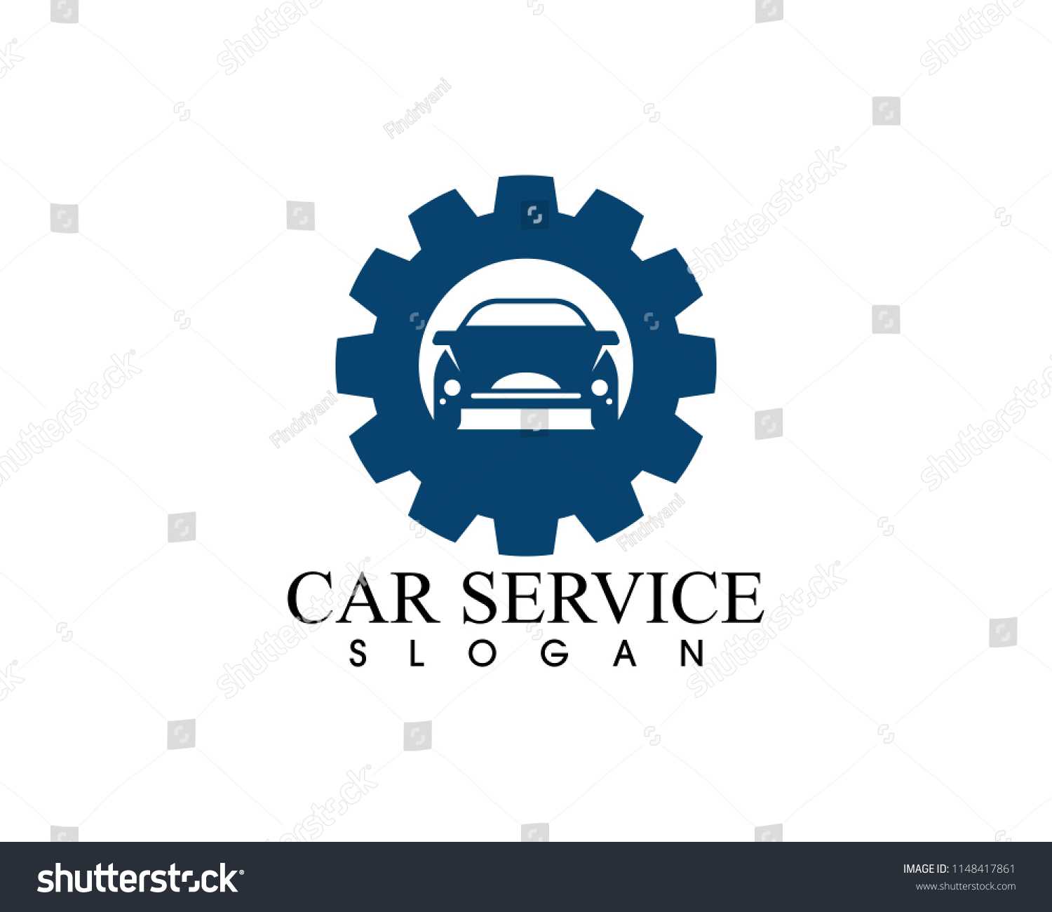 Auto Car Service Logo Vector Template: vector de stock (libre de ...