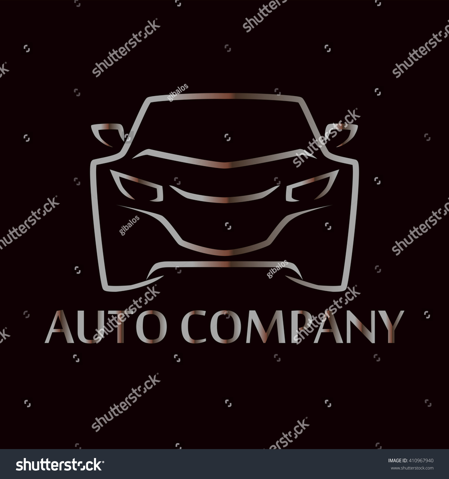 Auto Company Logo Vector Design Concept: เวกเตอร์สต็อก (ปลอดค่า ...