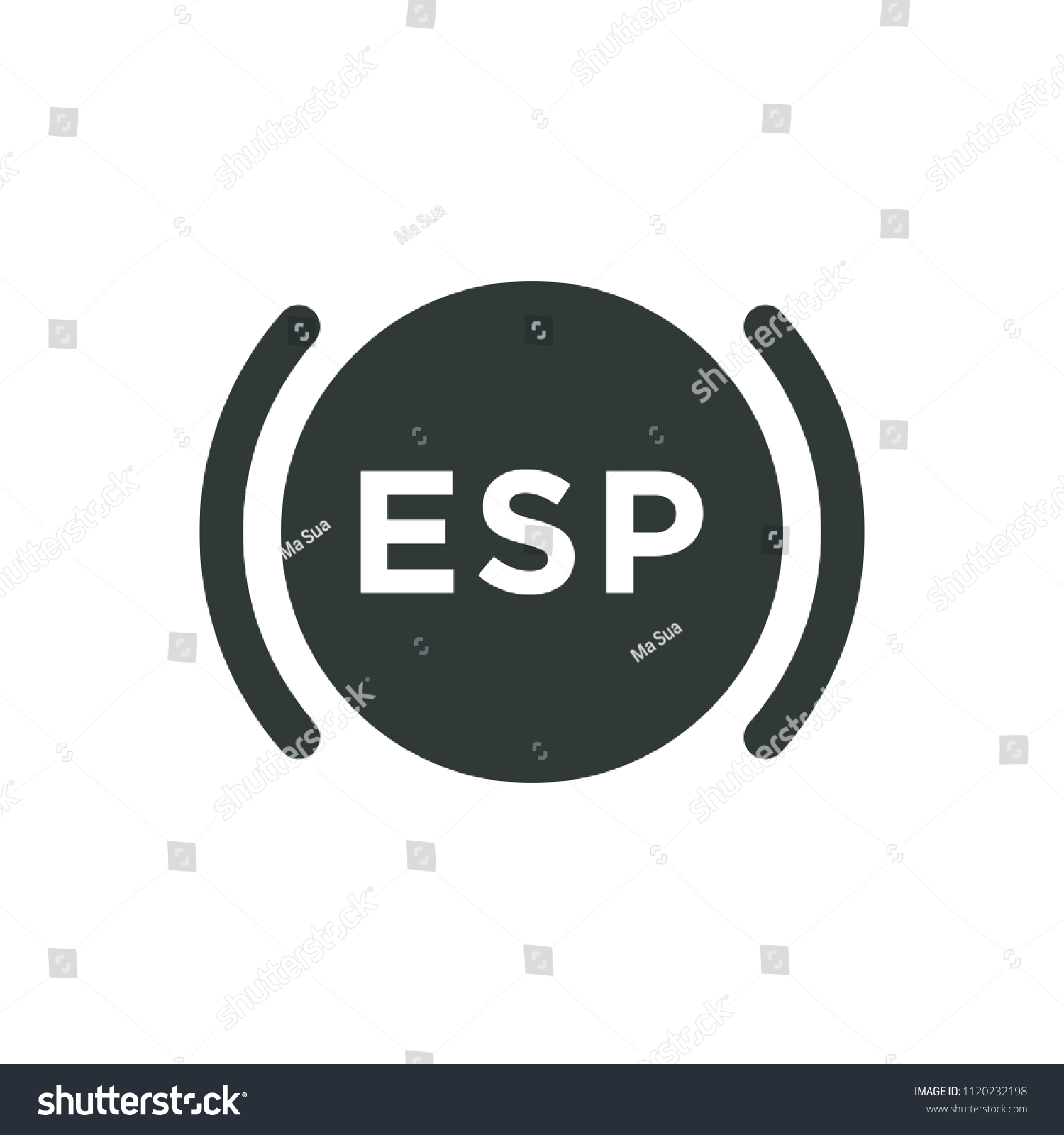 Auto Esp Icon Stock Vector (Royalty Free) 1120232198 | Shutterstock