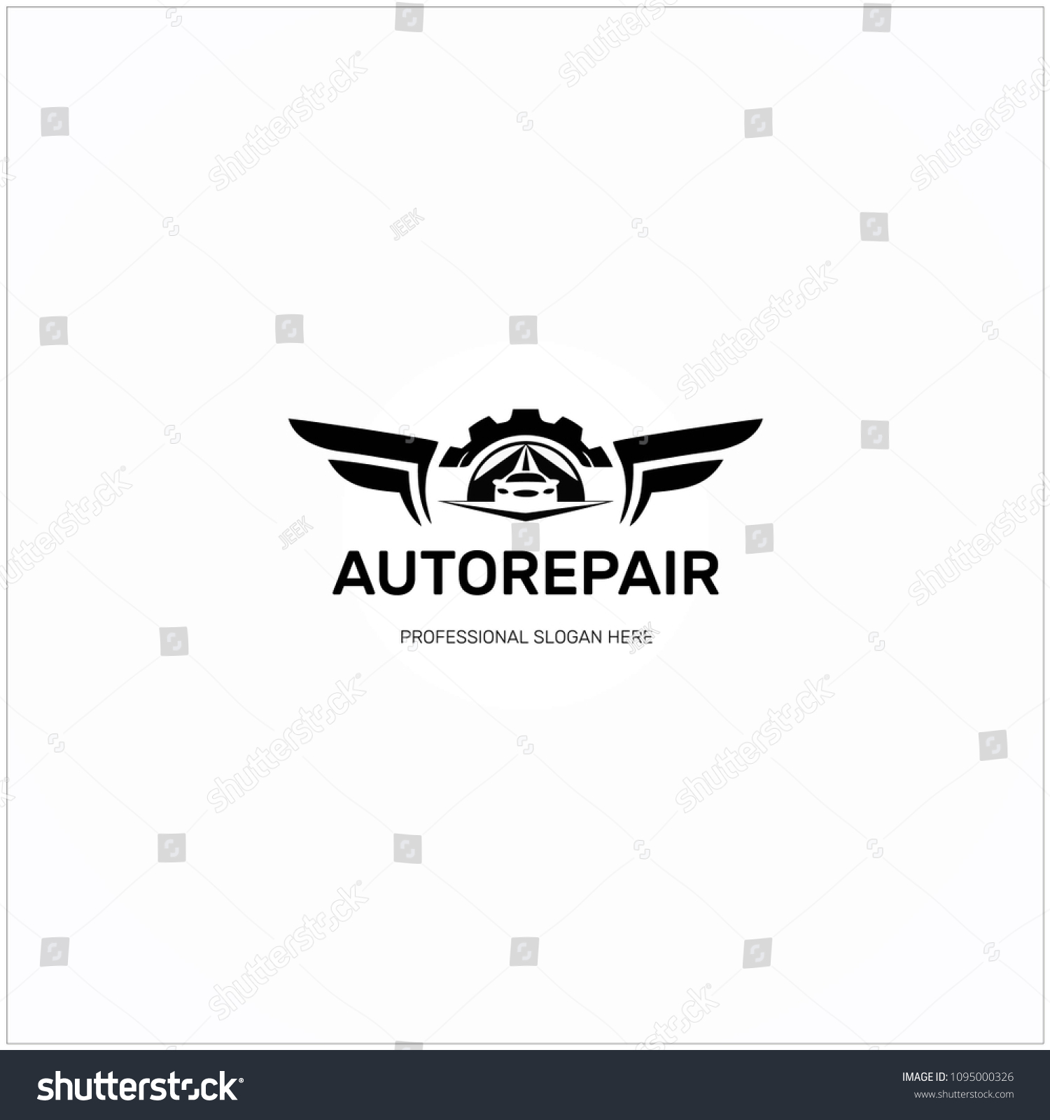 Auto Repair Design Logo Template Element Stock Vector (Royalty Free ...