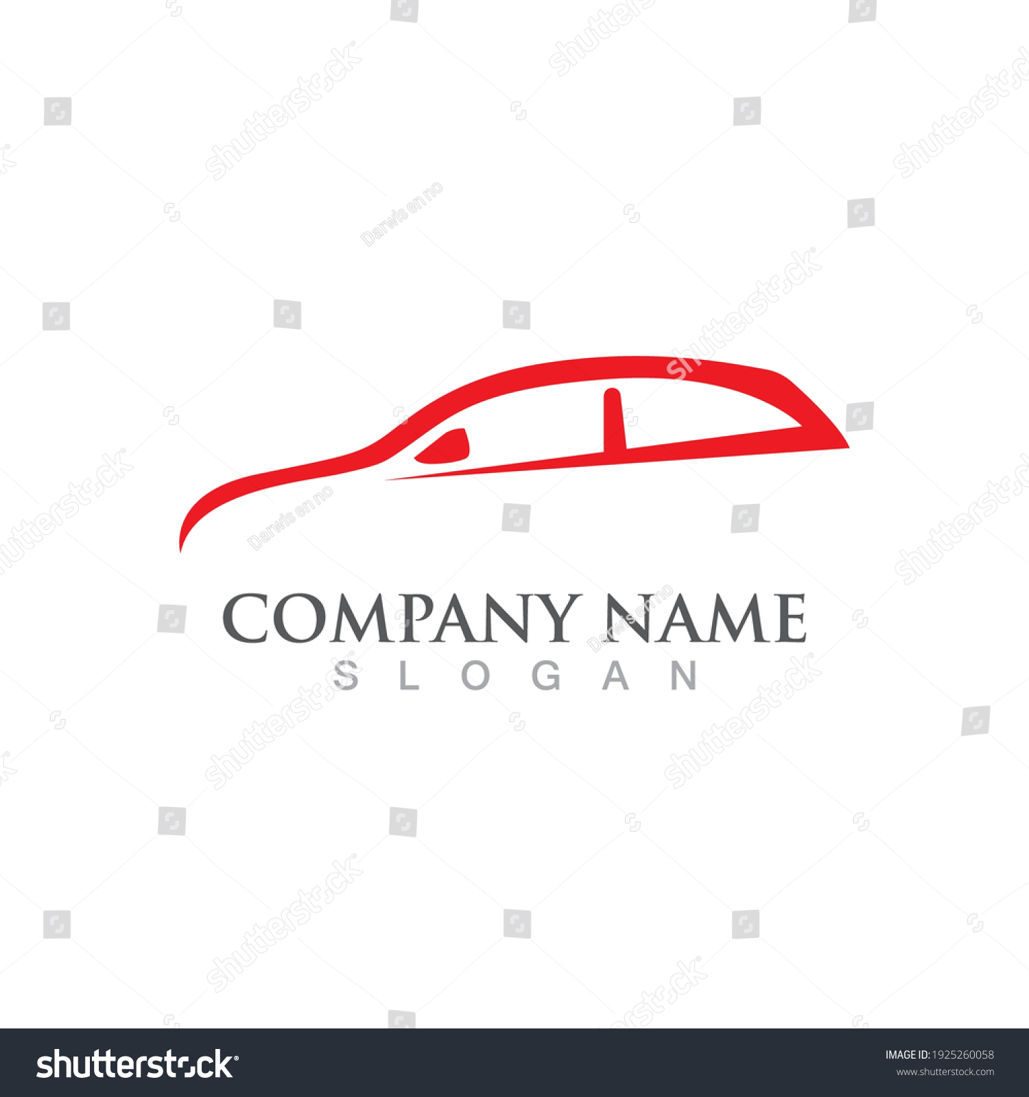 Autocar Logo Icon Vector Illustration Template Stock Vector (Royalty ...