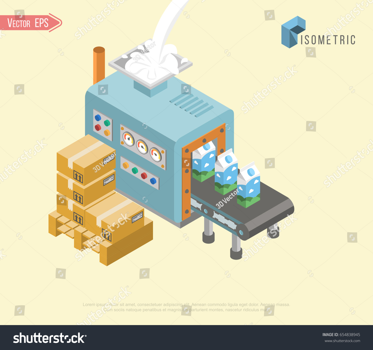 Automated Factory Assembly Line Robotic Arm Stock Vector (Royalty Free ... Automated Factory Assembly Line Robotic Arm Stock Vector (Royalty Free ...