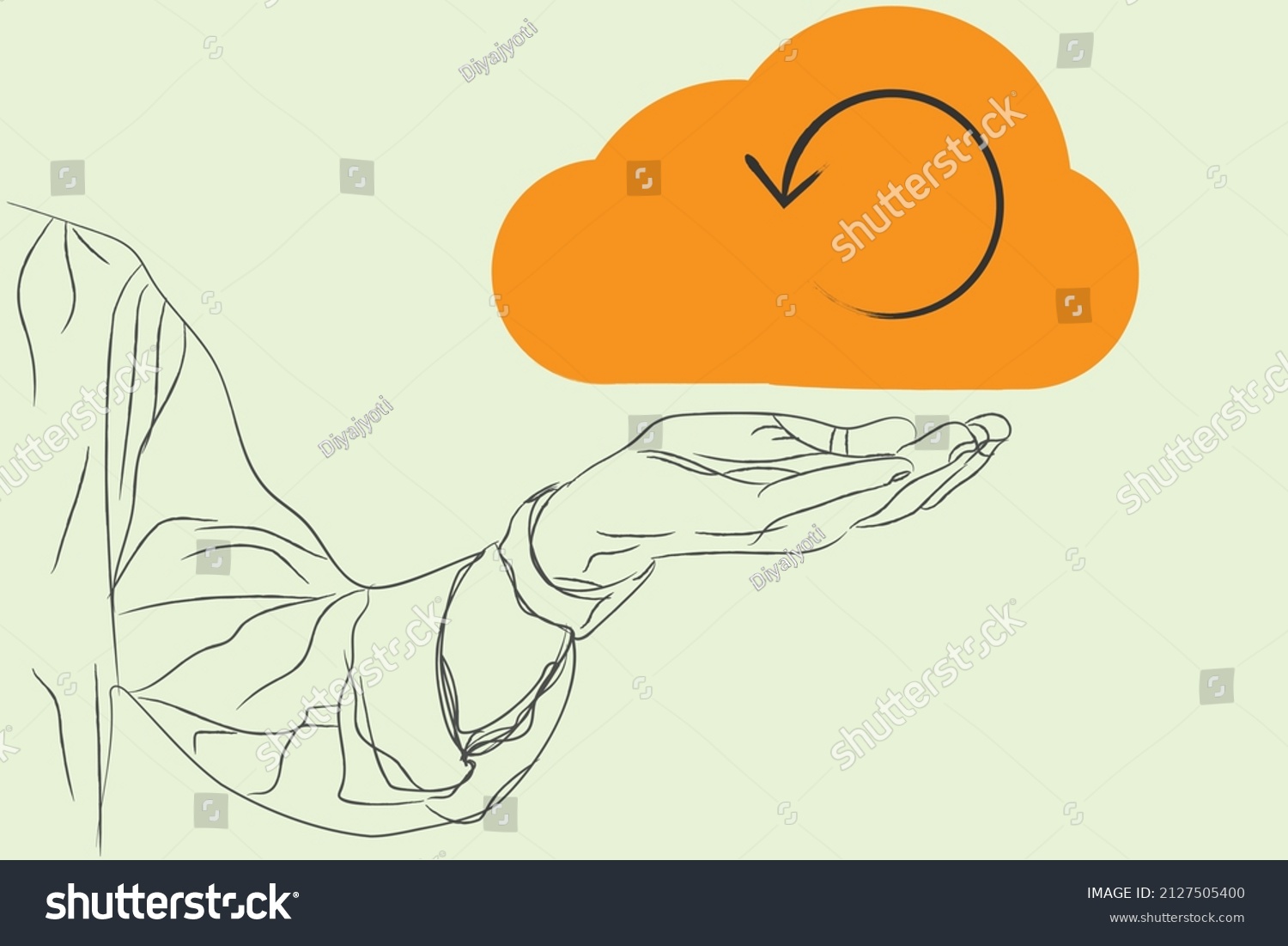 Automatic Backup Software Icon Vector Design Stock Vector (Royalty Free ...