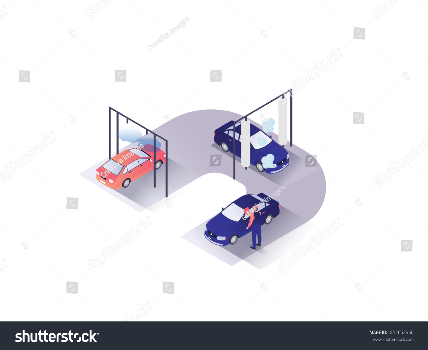 104 Car service bay Stock Vectors, Images & Vector Art | Shutterstock