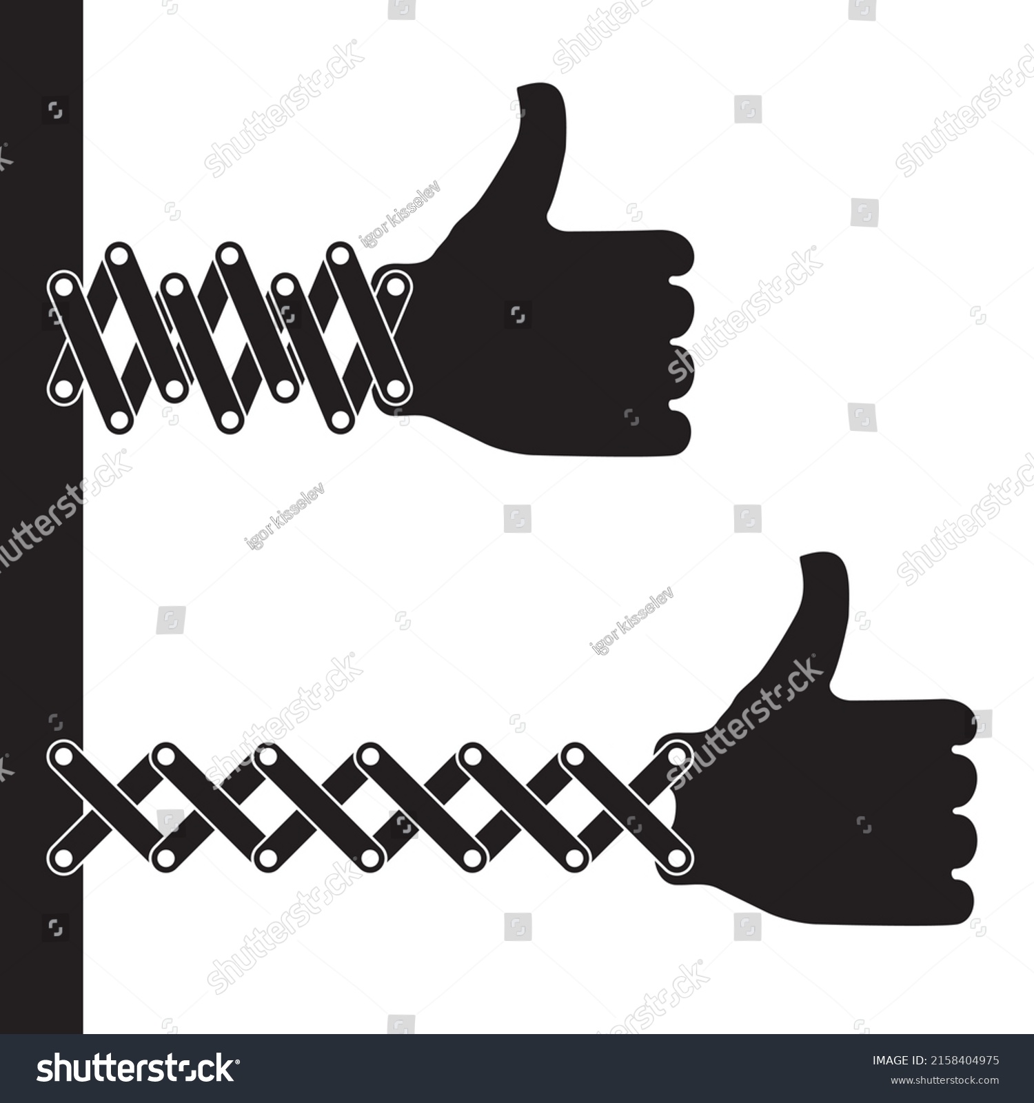 Automatic Social Support Mechanism Illustration Stock Vector (Royalty ...