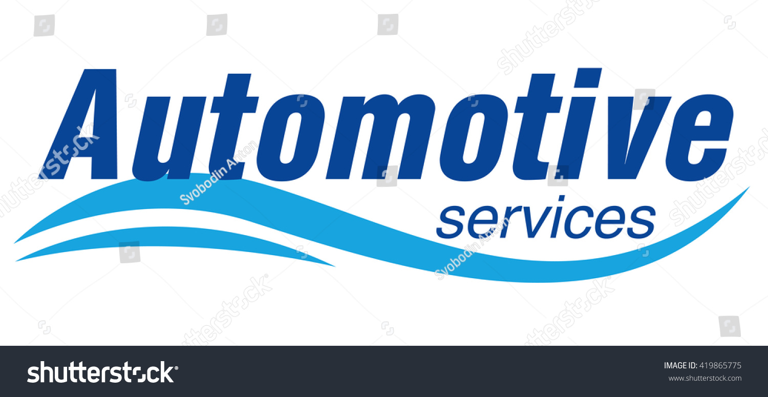 Automotive Services Logo Template Design Vector Stock Vector (Royalty ...