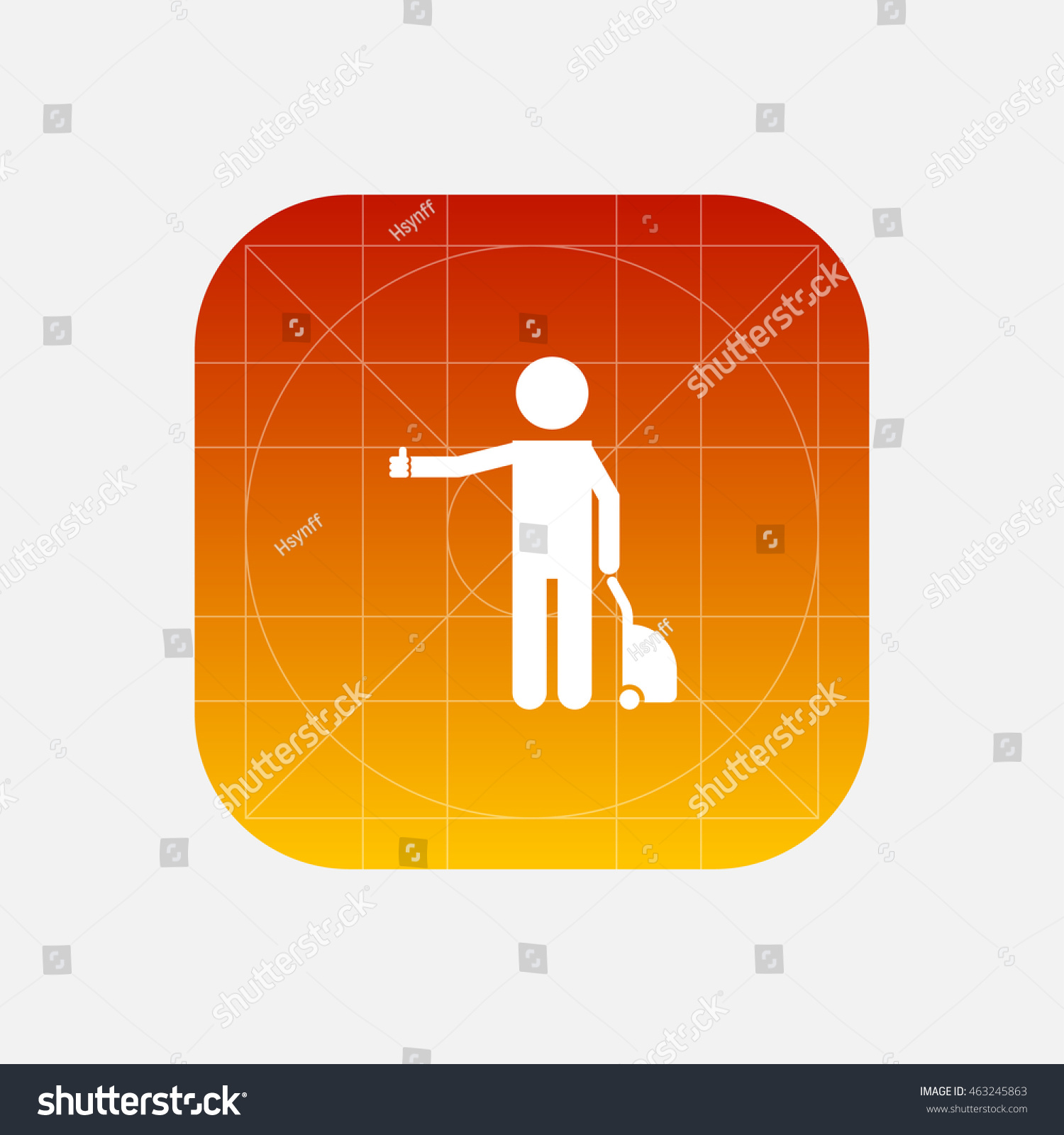 Autostop Icon Stock Vector (Royalty Free) 463245863 | Shutterstock
