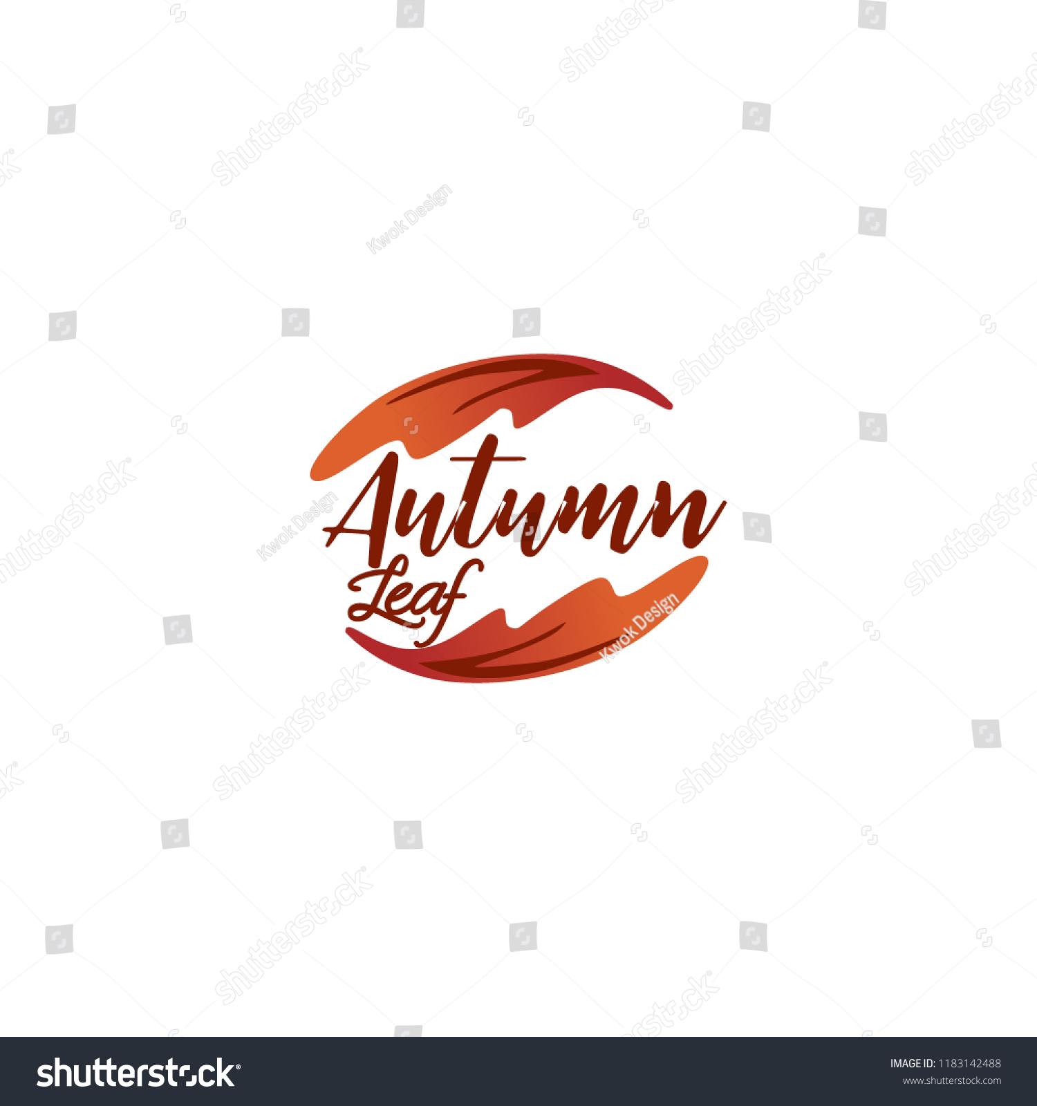 Autumn Logo Vector Illustration Stock Vector (Royalty Free) 1183142488 ...