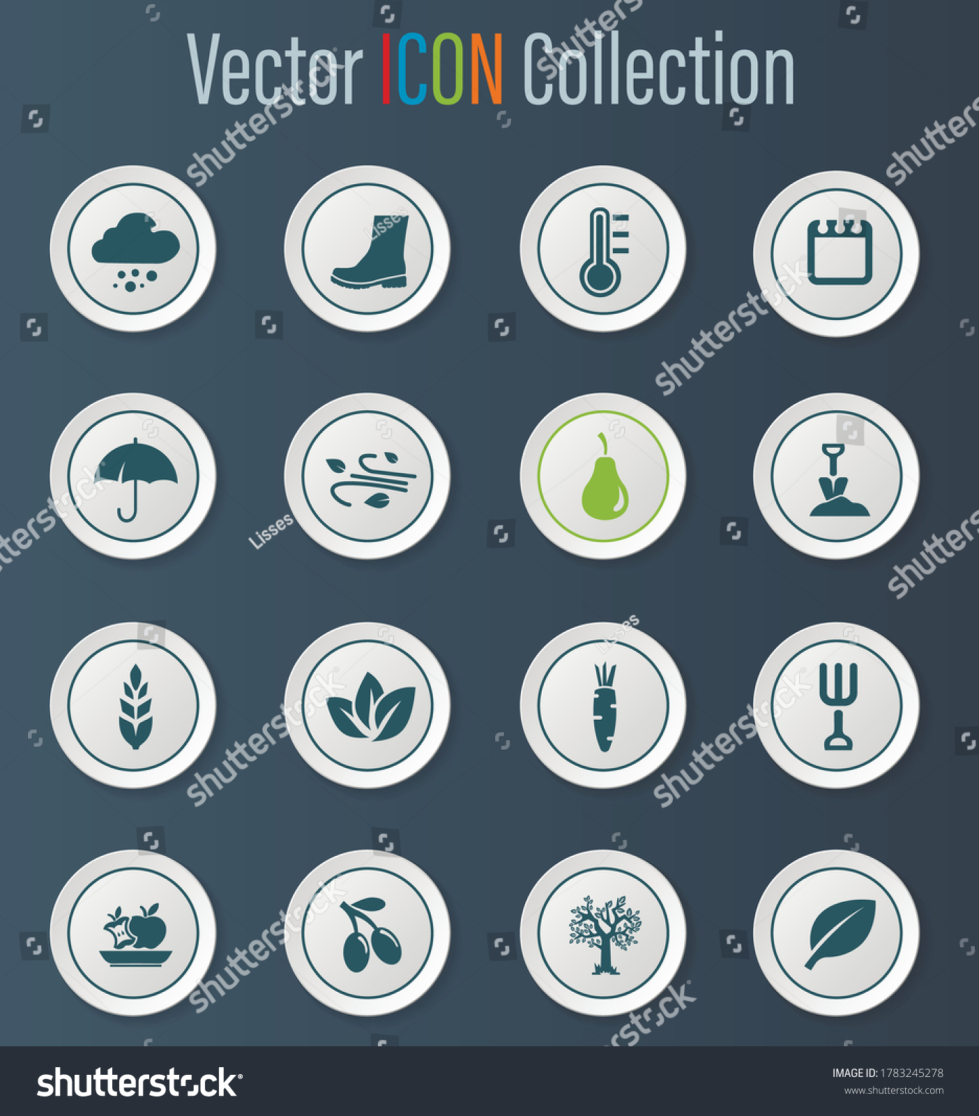 Autumn Vector Icons User Interface Design Stock Vector (Royalty Free ...