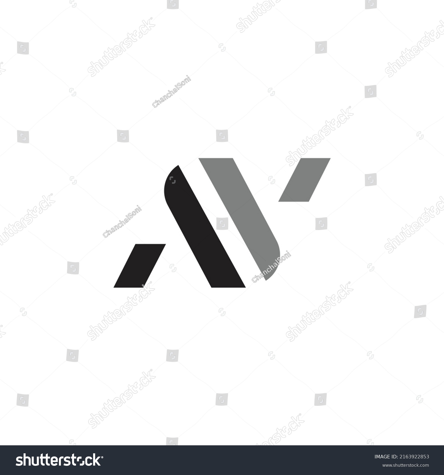 Av Letter Logo Design Vector Stock Vector (Royalty Free) 2163922853 ...