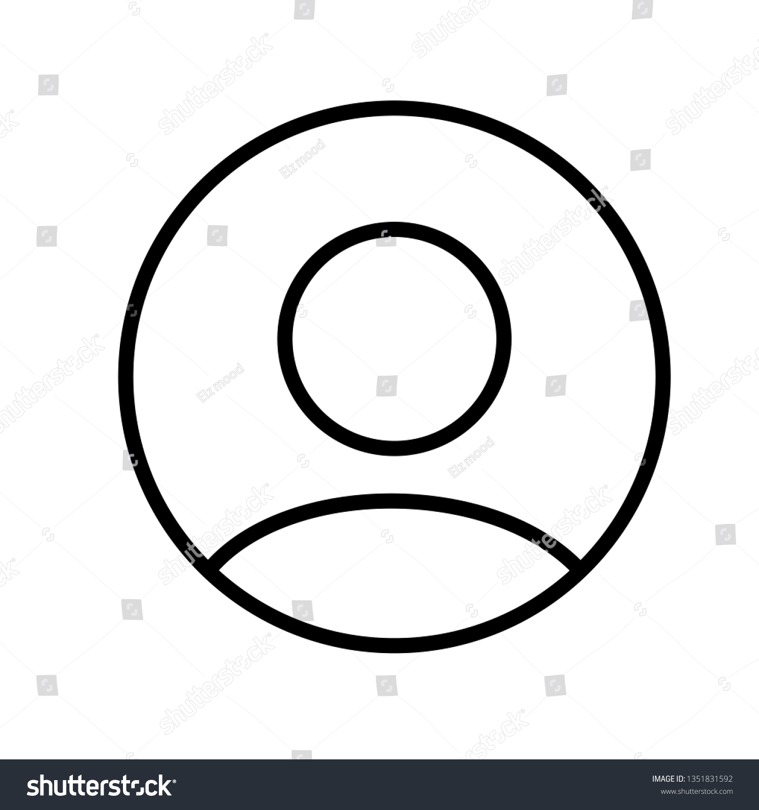 Avatar Guest Icon Stock Vector (Royalty Free) 1351831592 | Shutterstock