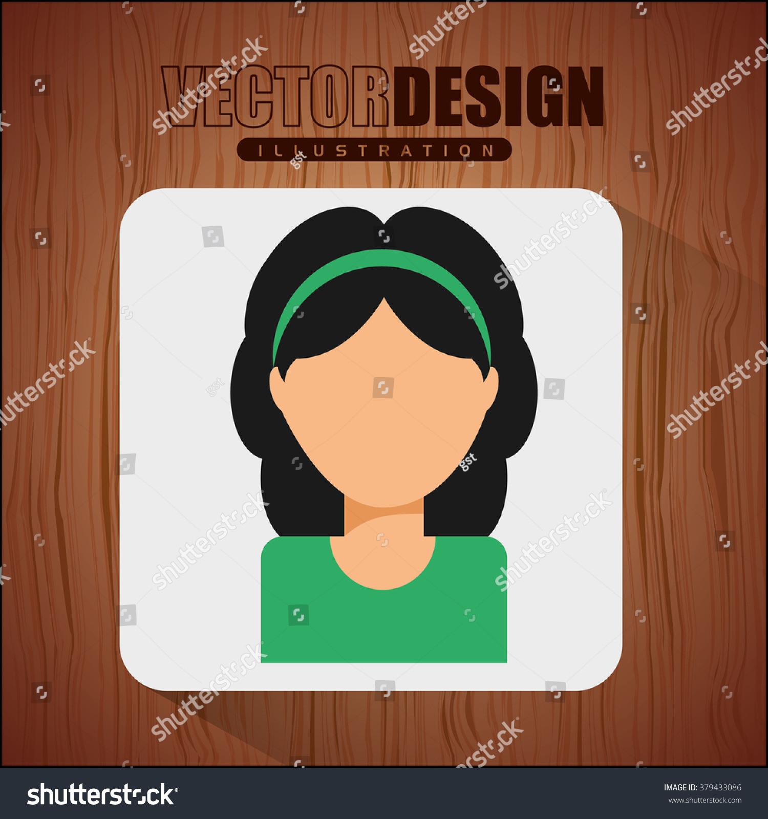 Avatar Icon Design Stock Vector (Royalty Free) 379433086