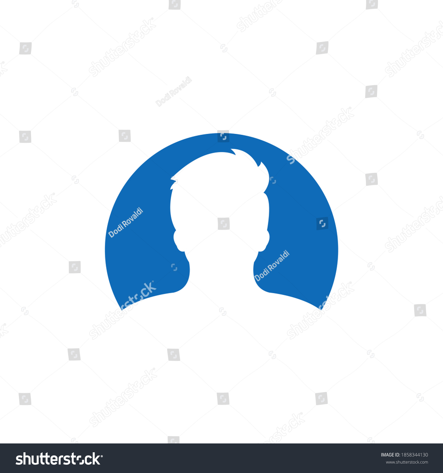 Avatar Icon Logo Design Vector Stock Vector (Royalty Free) 1858344130 ...
