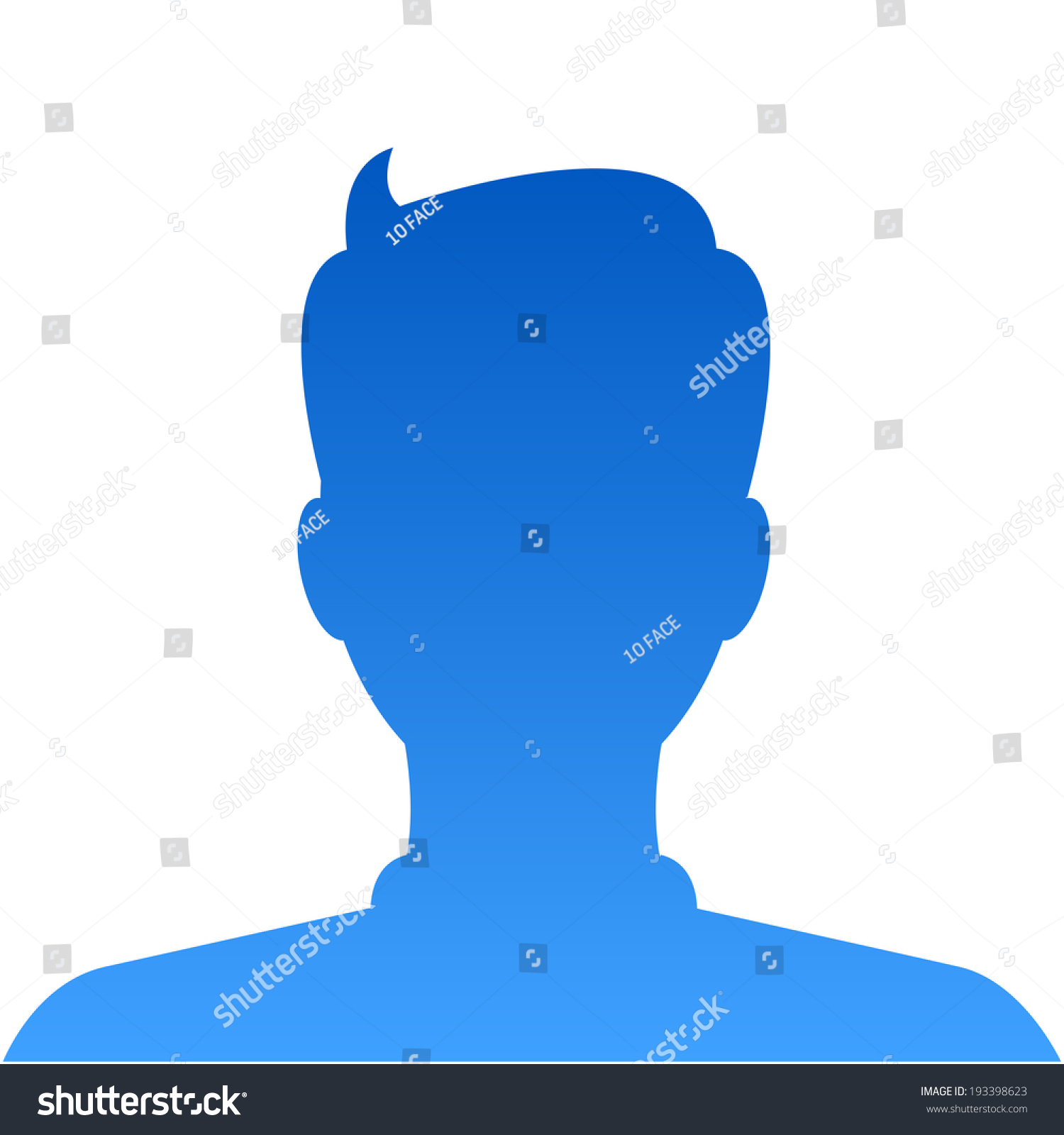 Avatar Internet Social Profile Vector Stock Vector (Royalty Free) 193398623