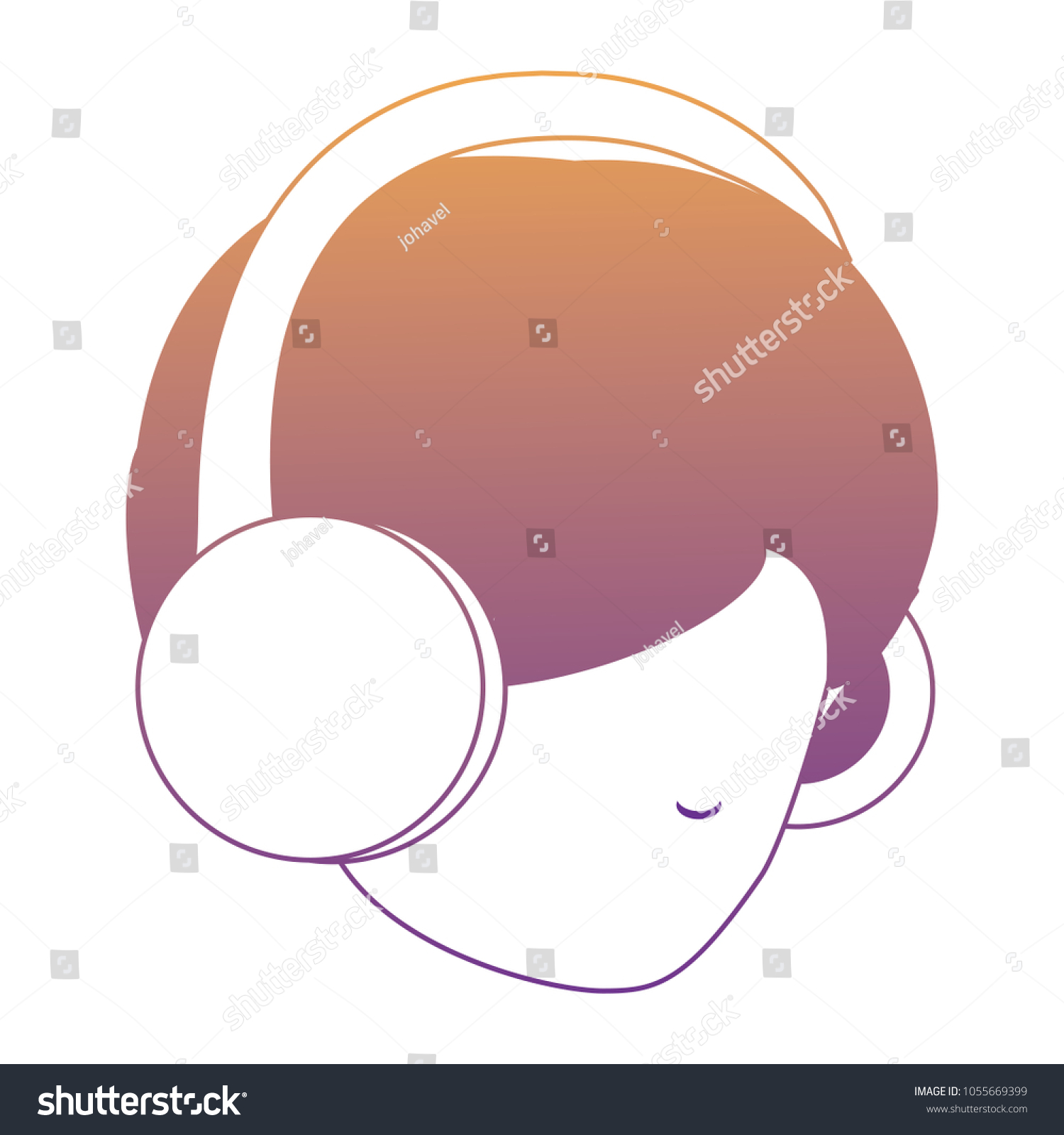 Avatar Man Head Icon Stock Vector (Royalty Free) 1055669399 | Shutterstock