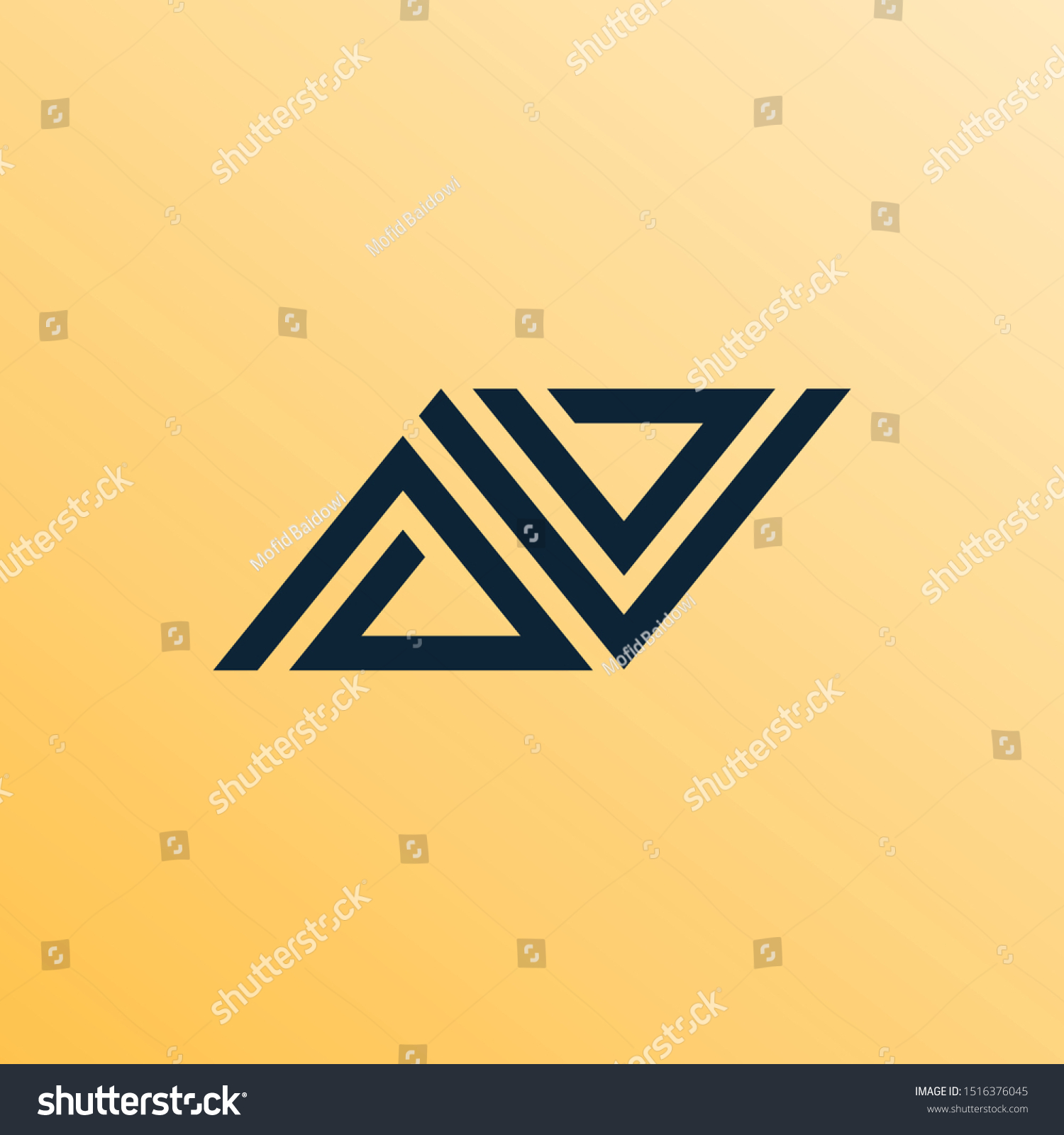Avb Letter Mark Design Vector Icon Stock Vector (Royalty Free) 1516376045