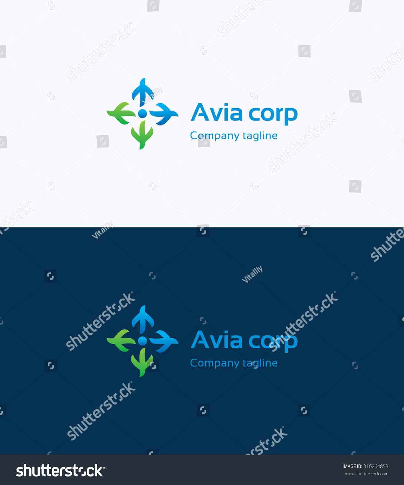 Avia Corp Logo Flying Stock Vector (Royalty Free) 310264853 | Shutterstock