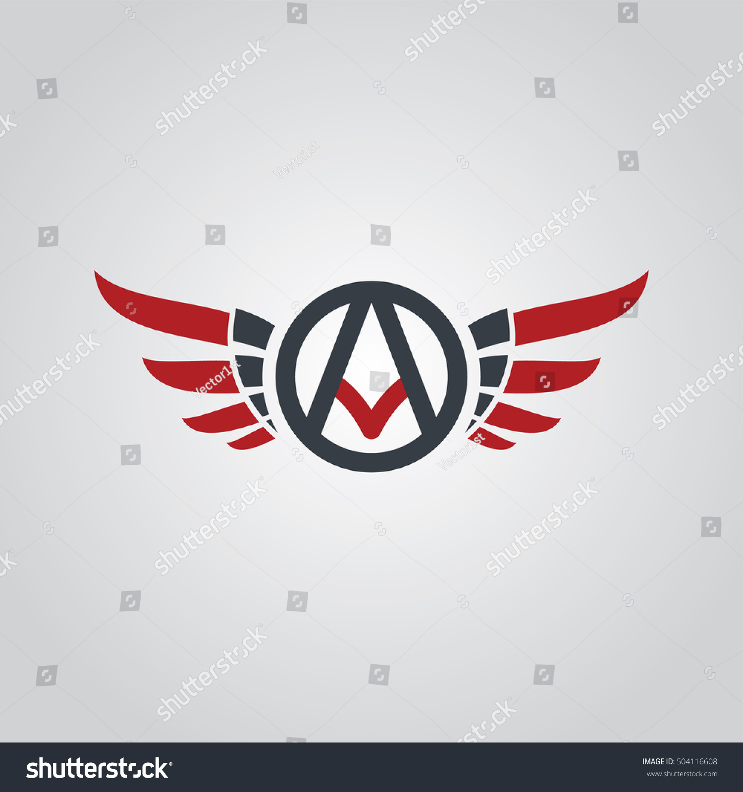 Aviator Symbol Logo Logotype Theme Vector Stock Vector 504116608 ...