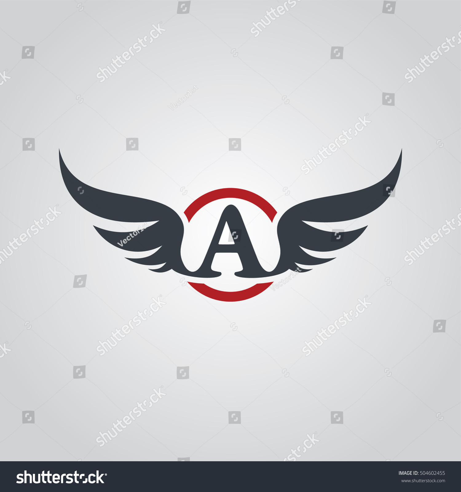 Aviator Symbol Logo Logotype Theme Vector Stock Vector (Royalty Free ...