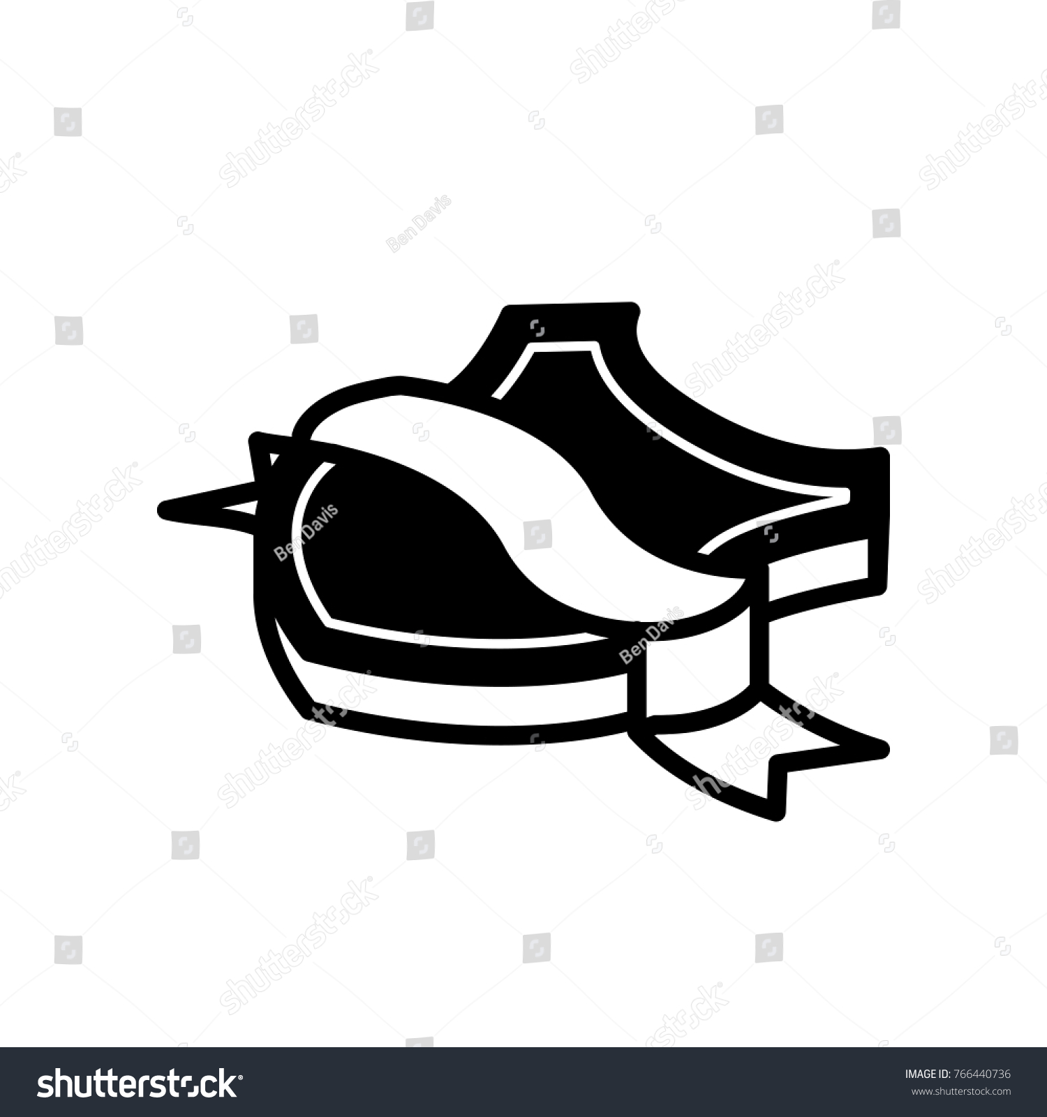 Awards Shield Ribbon Stock Vector (Royalty Free) 766440736