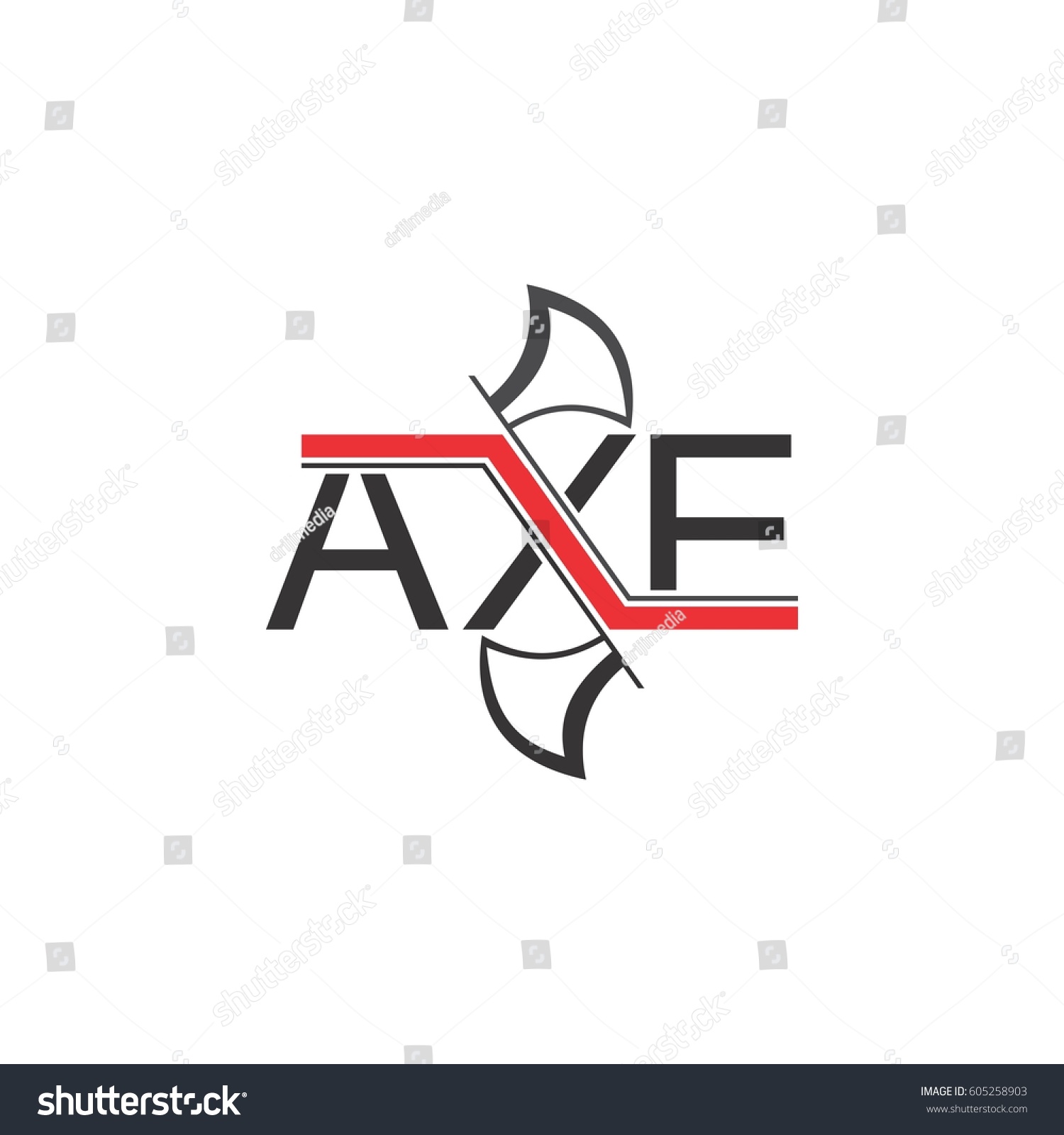 Axe Logo Axe Letter Stock Vector (Royalty Free) 605258903 | Shutterstock